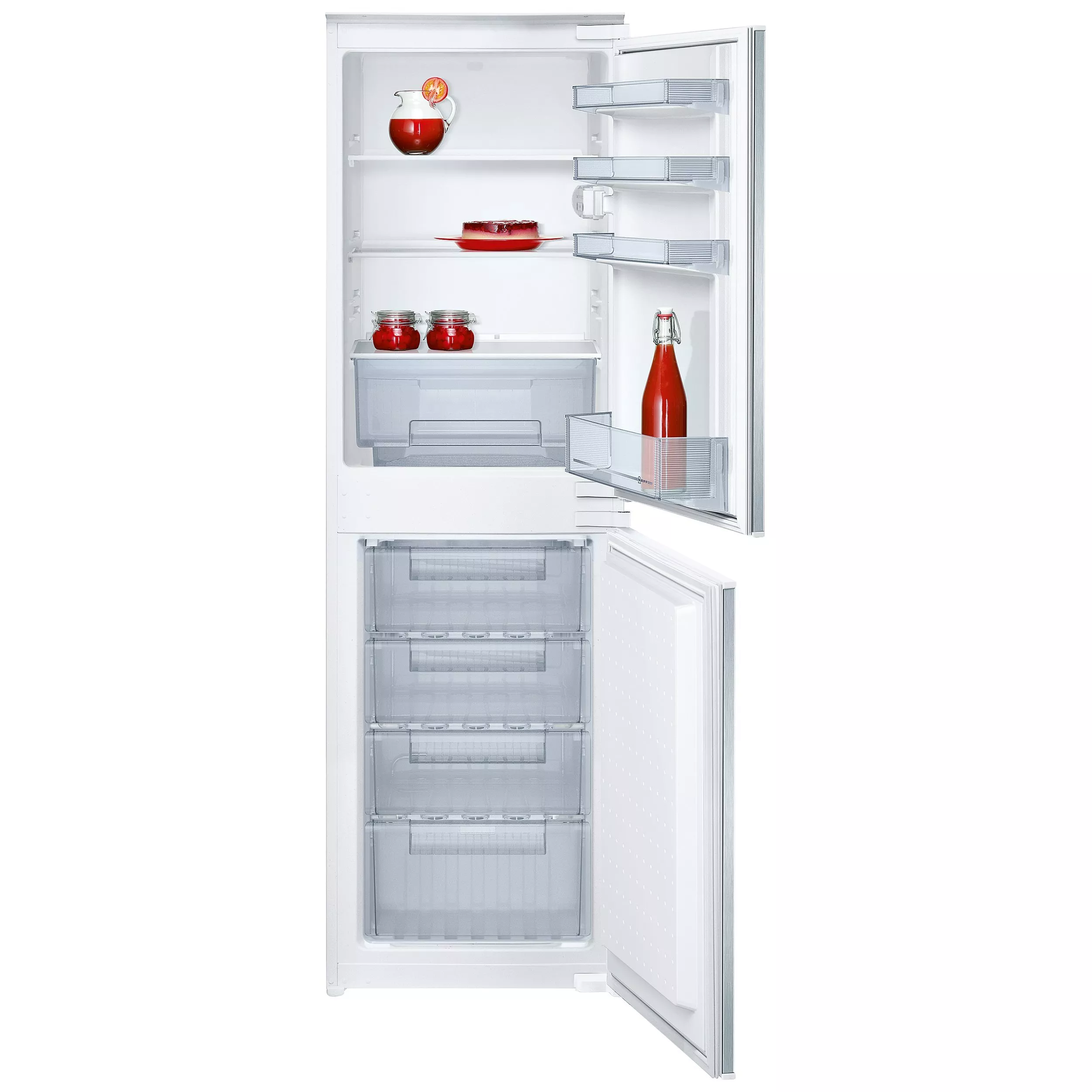 Neff K4204X8GB Integrated Fridge Freezer, A+ Energy Rating, 54cm Wide