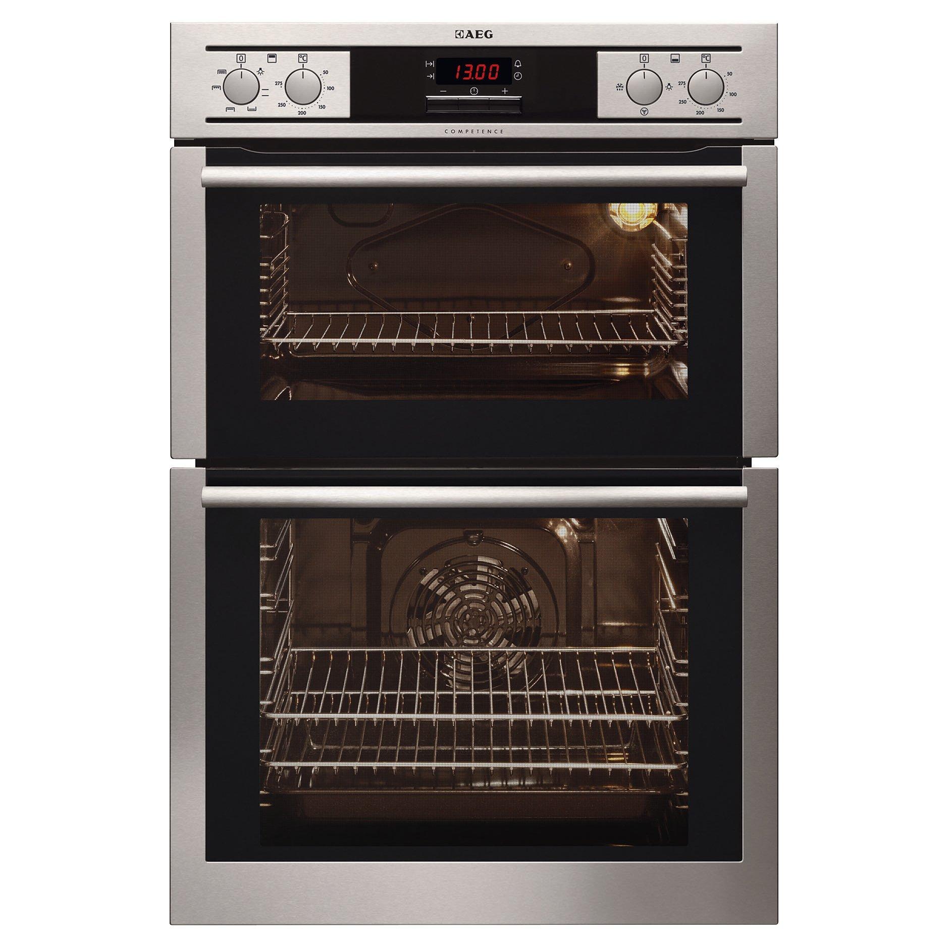 John lewis aeg double oven store