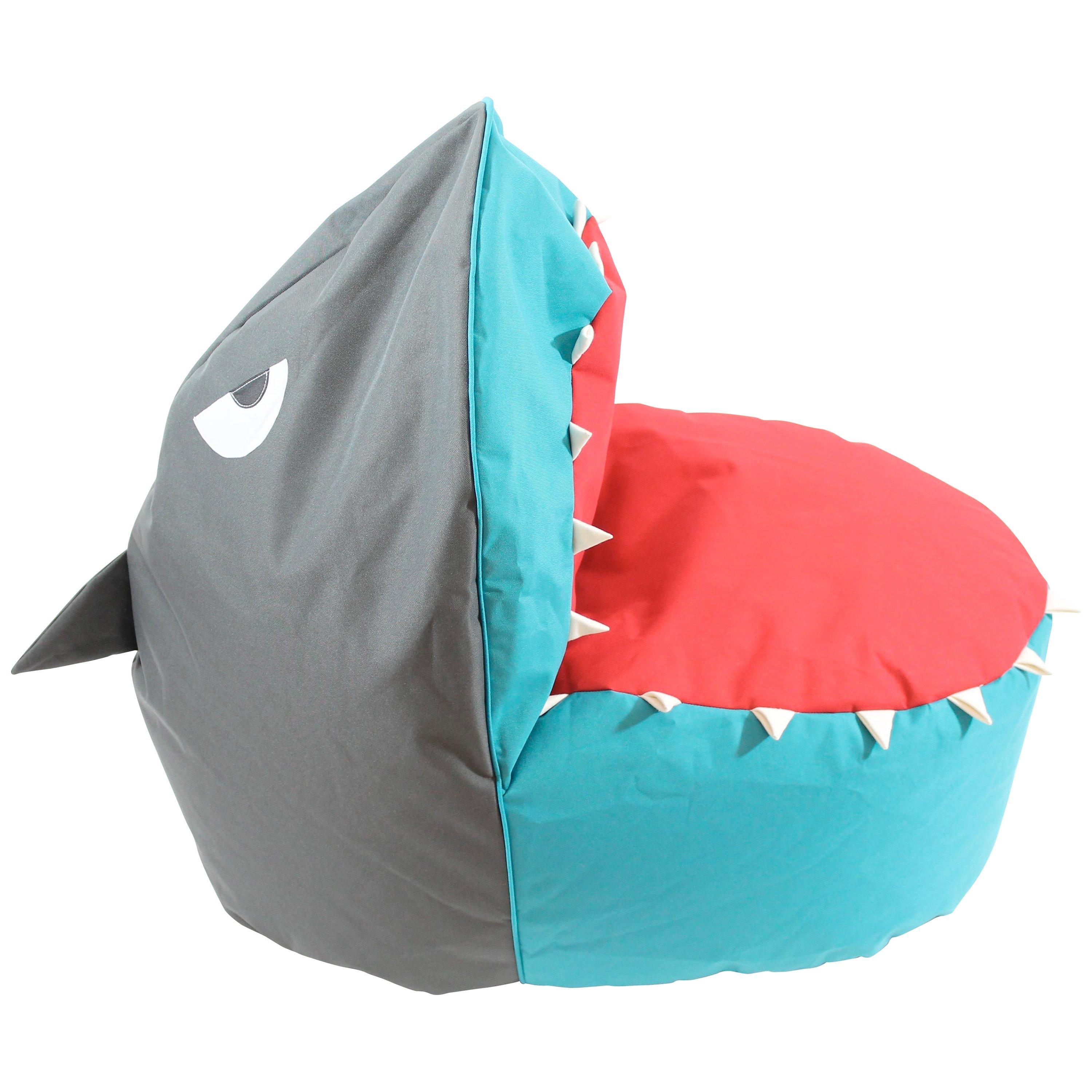 little home at John Lewis Waves Whales Shark Bean Bag Chair