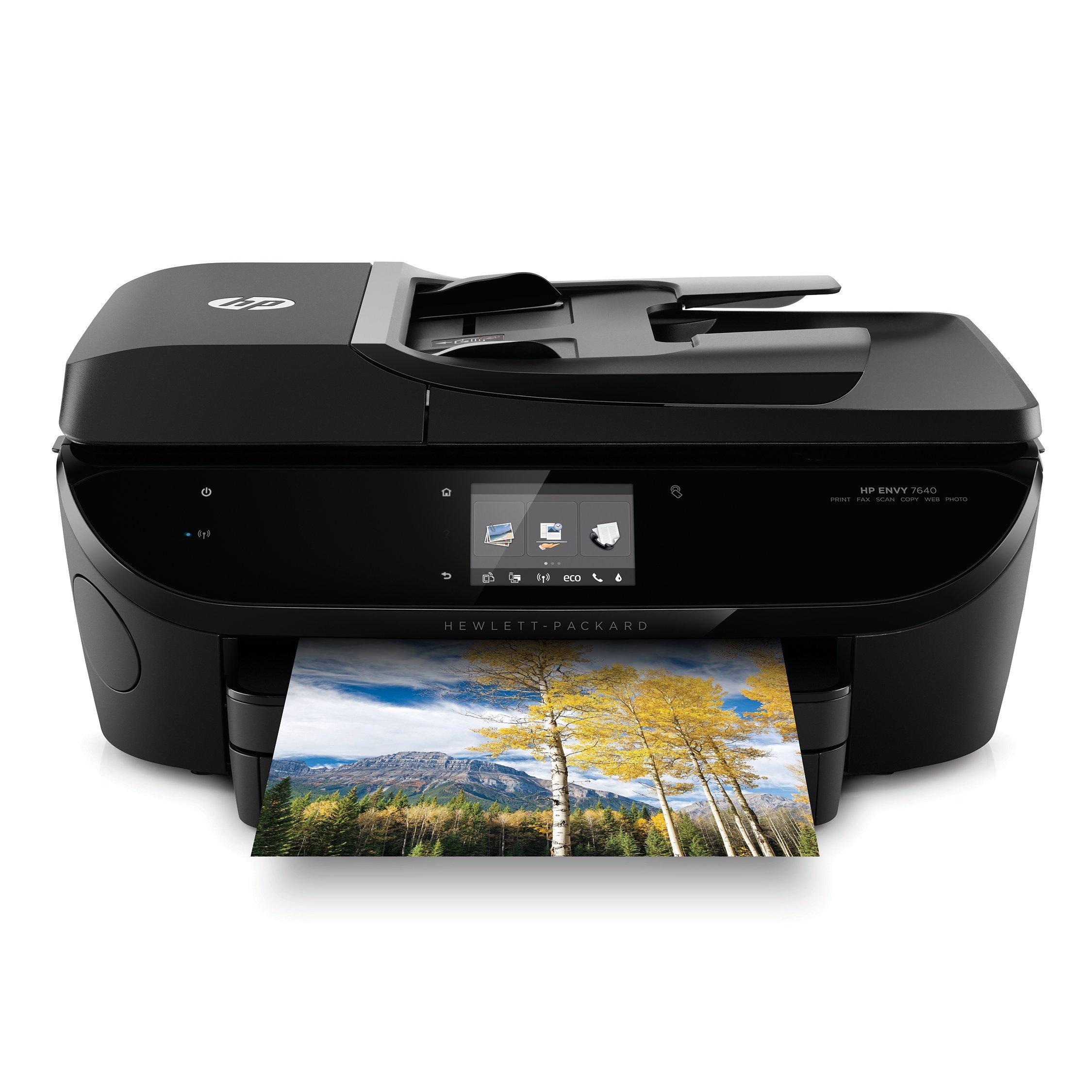 HP ENVY 7640 All-in-One Wireless Printer & Fax Machine, HP Instant Ink ...