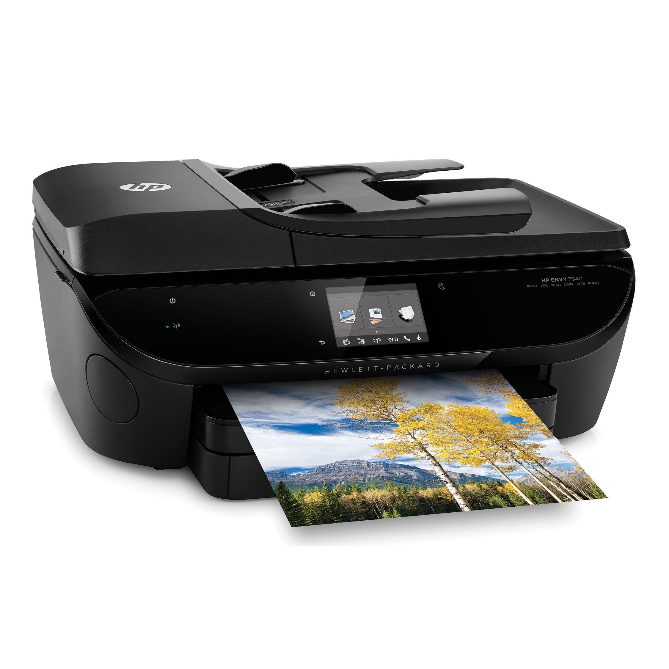 HP ENVY 7640 All-in-One Wireless Printer & Fax Machine, HP Instant Ink ...