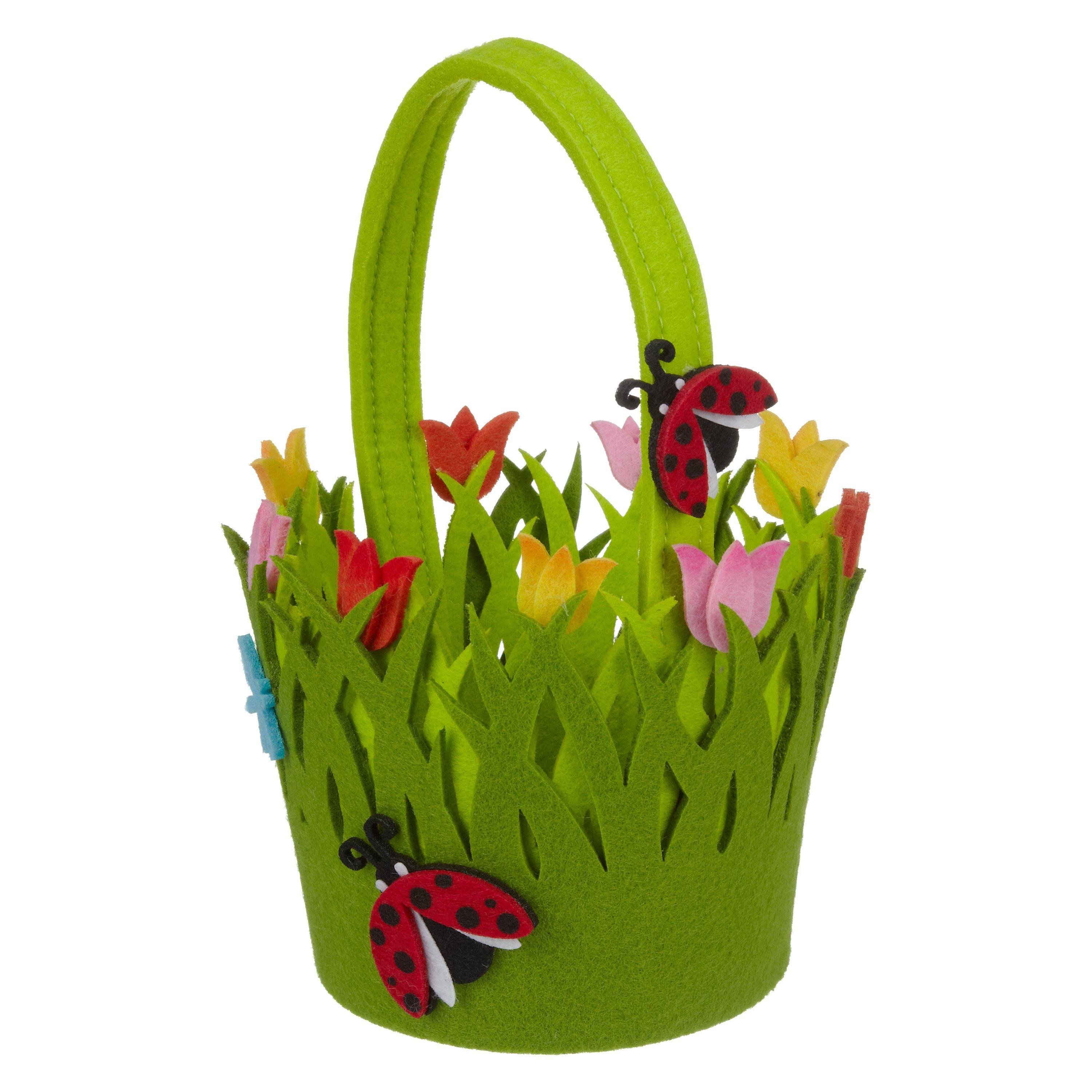 John Lewis & Partners Felt Ladybird Basket
