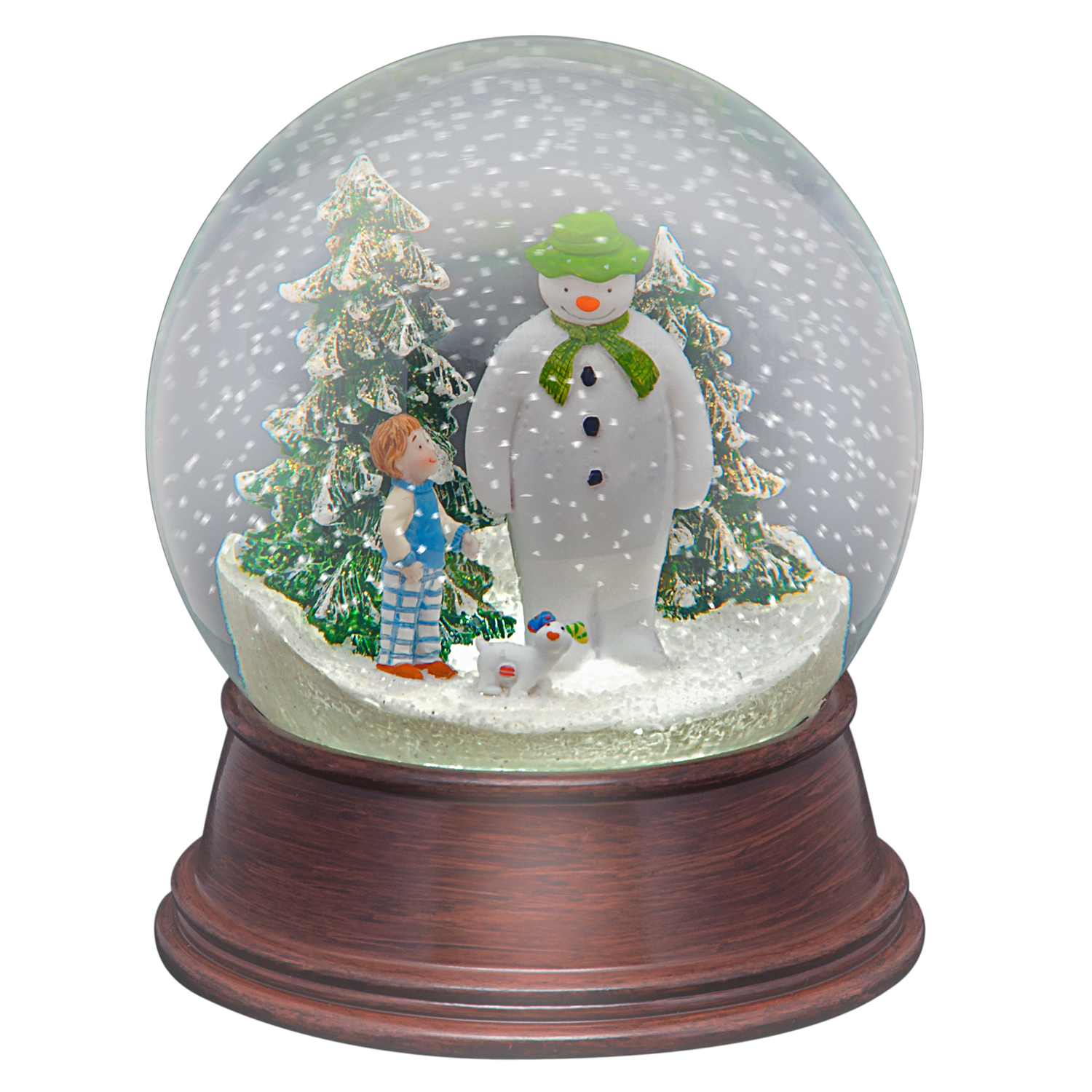 Snowman and Snowdog Snowglobe