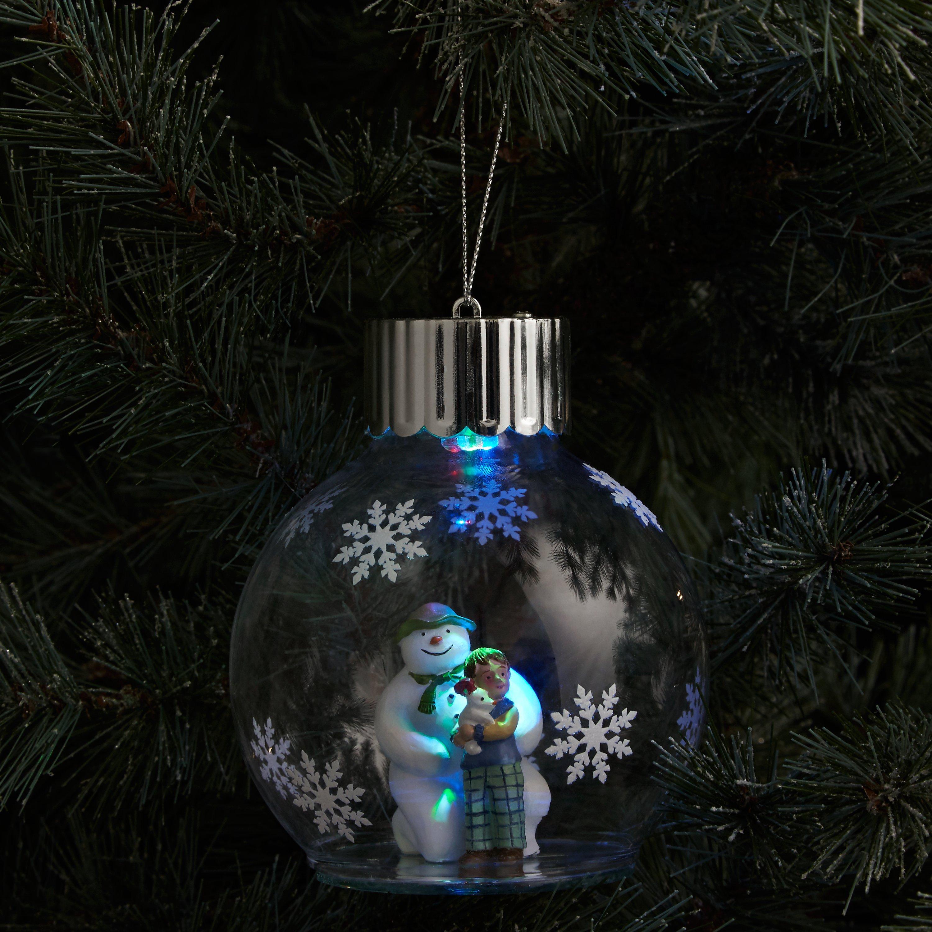 John Lewis Snowman And Snowdog Bauble