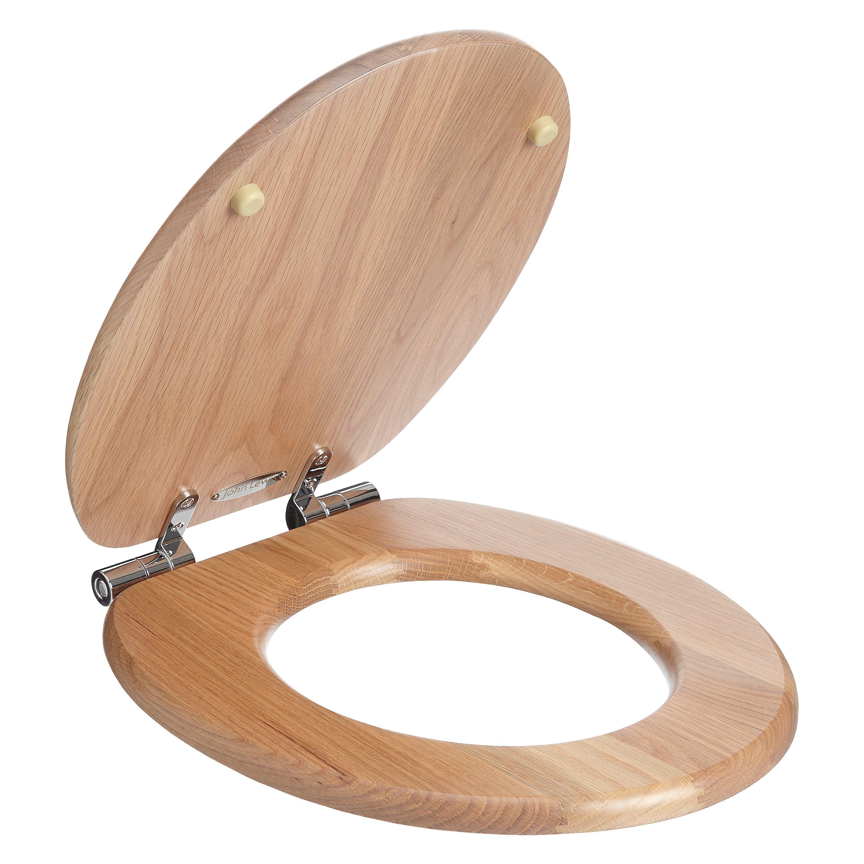 John Lewis Oak Toilet Seat FSC certified Limed Oak