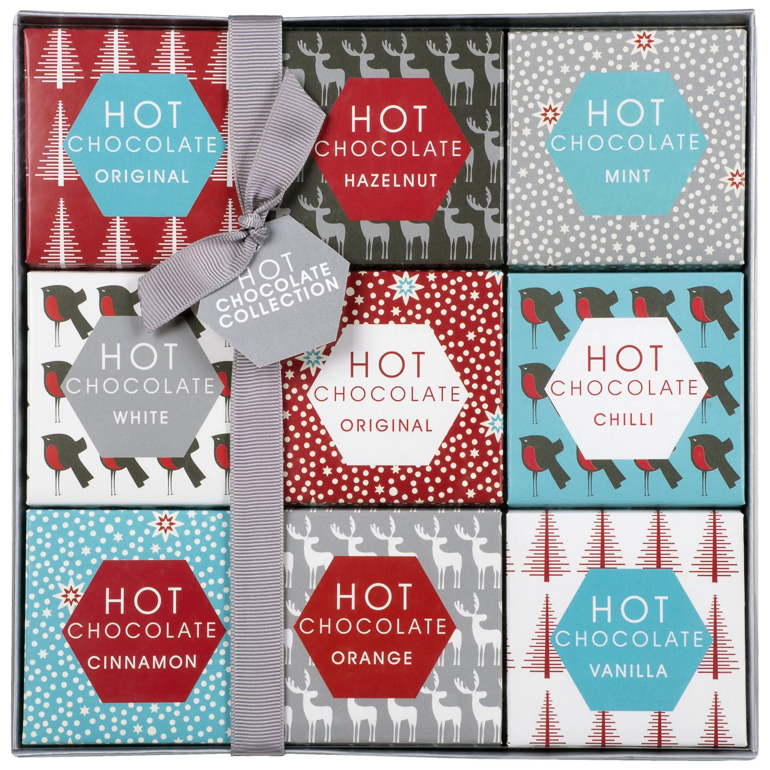 Gift Selection Of Hot Chocolate Sachets x 9