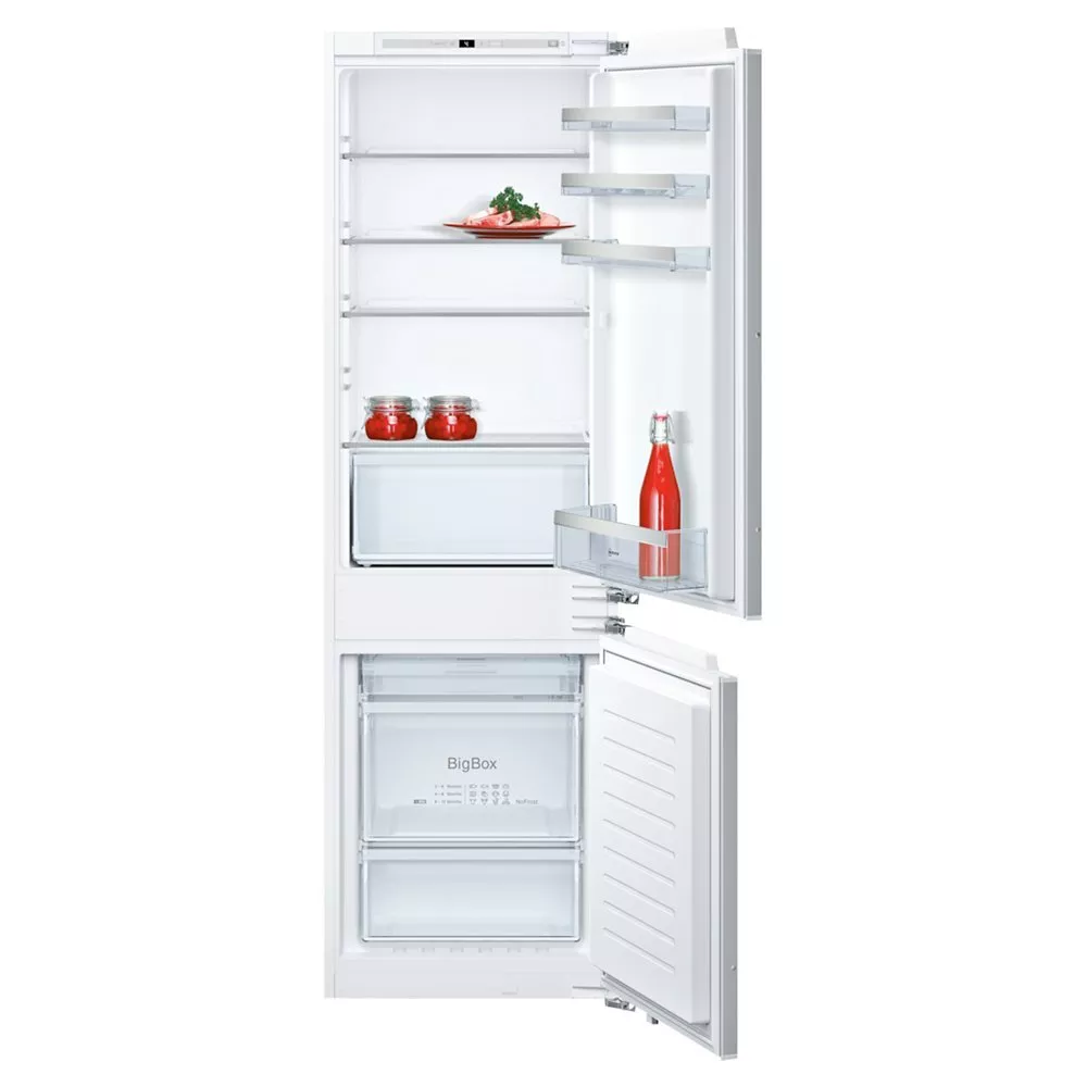 Neff KI7862F30G Integrated 60/40 Fridge Freezer, Fixed Door Hinge A++ ...