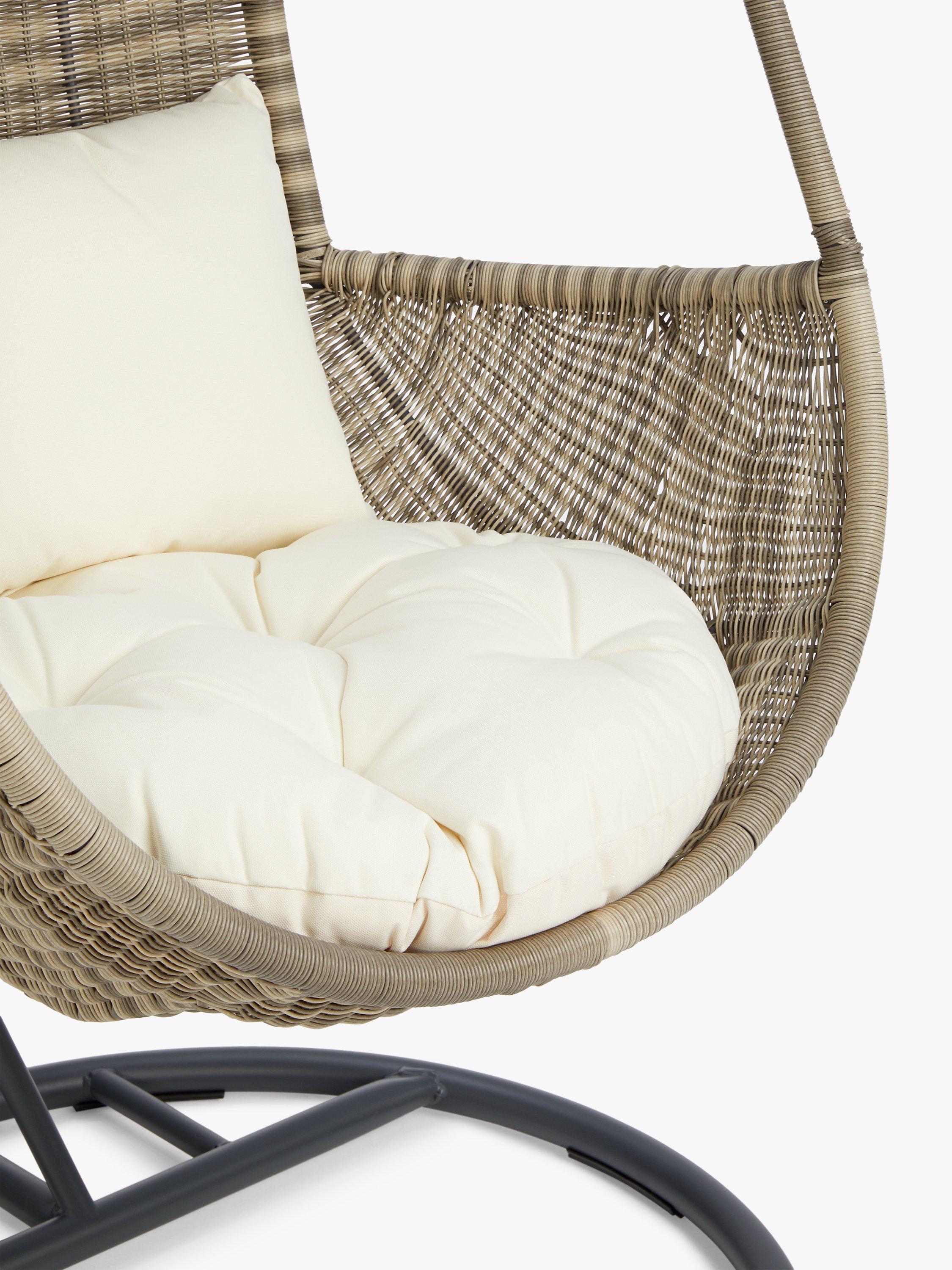 John Lewis Dante Garden Hanging Pod Chair Natural