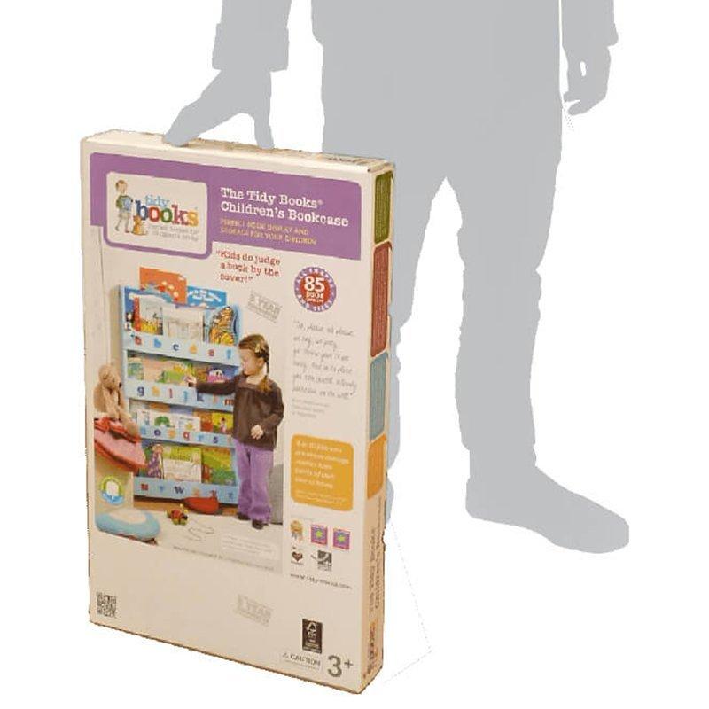 Tidy Books Personalised ABC Bookcase, White
