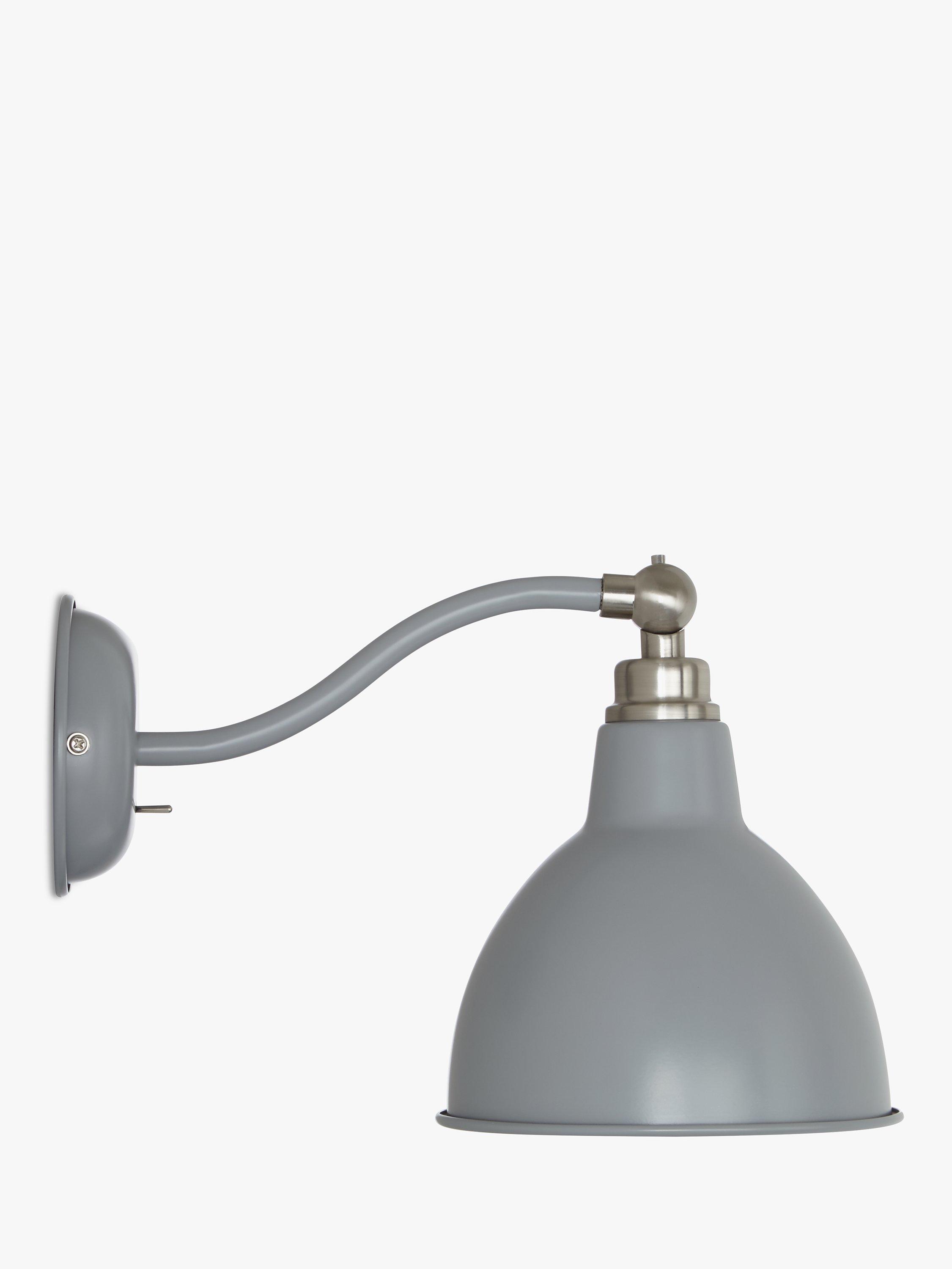 John Lewis & Partners Aiden Wall Light, Grey