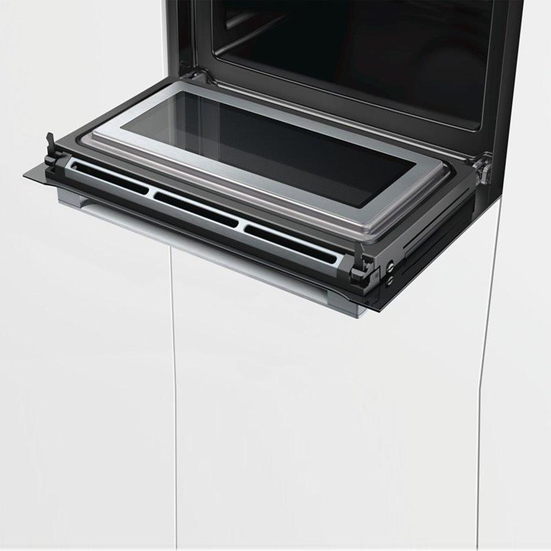 Bosch CMG676BS6B Built-In Combination Microwave Single Oven with Home ...