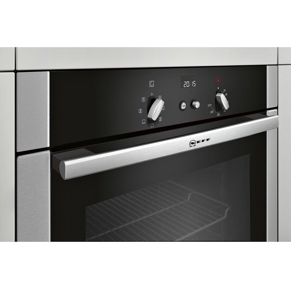 Neff B44M42N5GB Slide and Hide Built-In Single Oven, Stainless Steel