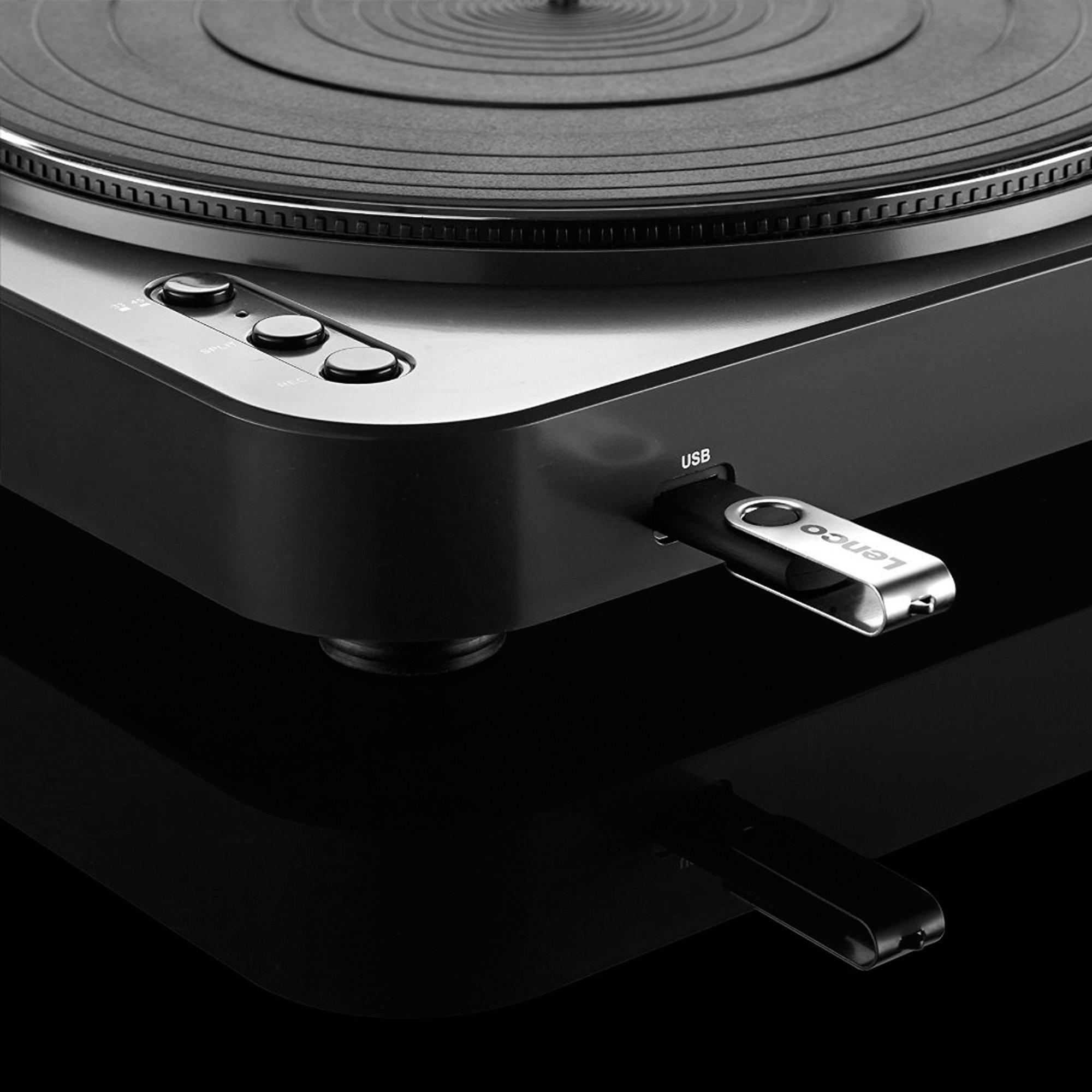 Lenco L-85 USB Two Speed Turntable With Direct MP3 Recording