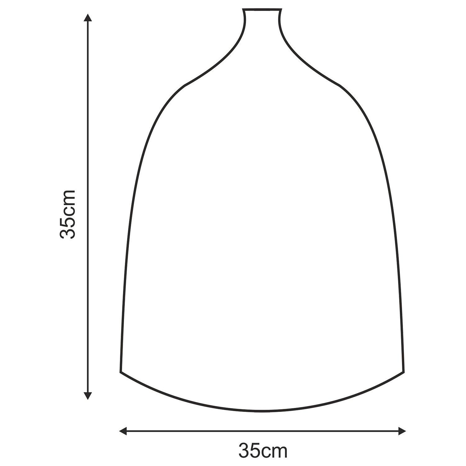 Croft Collection Stanley Rattan Small Easy-to-Fit Ceiling Light, Brown ...