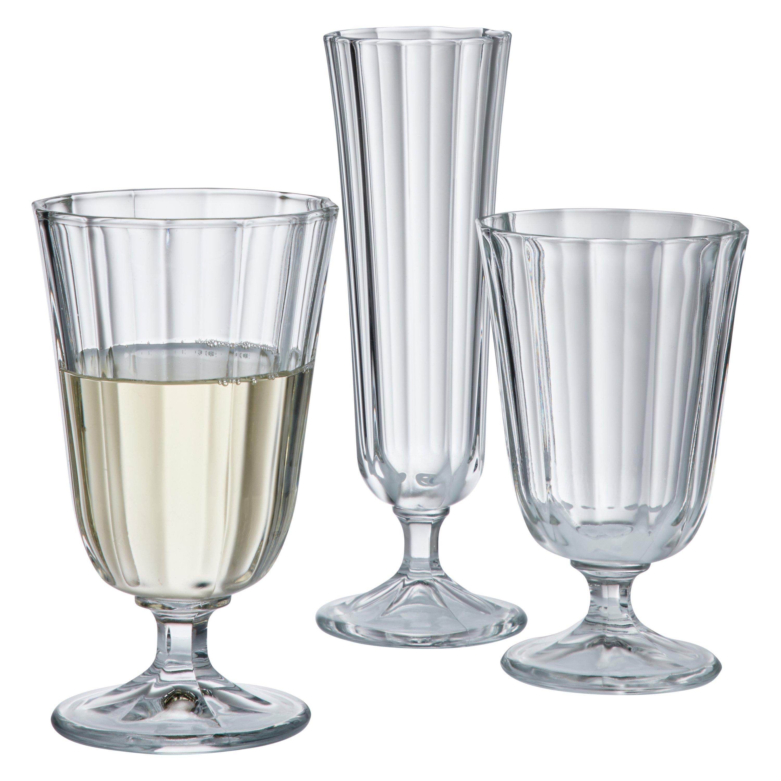 John Lewis Country Short Stem Water Glass, Clear