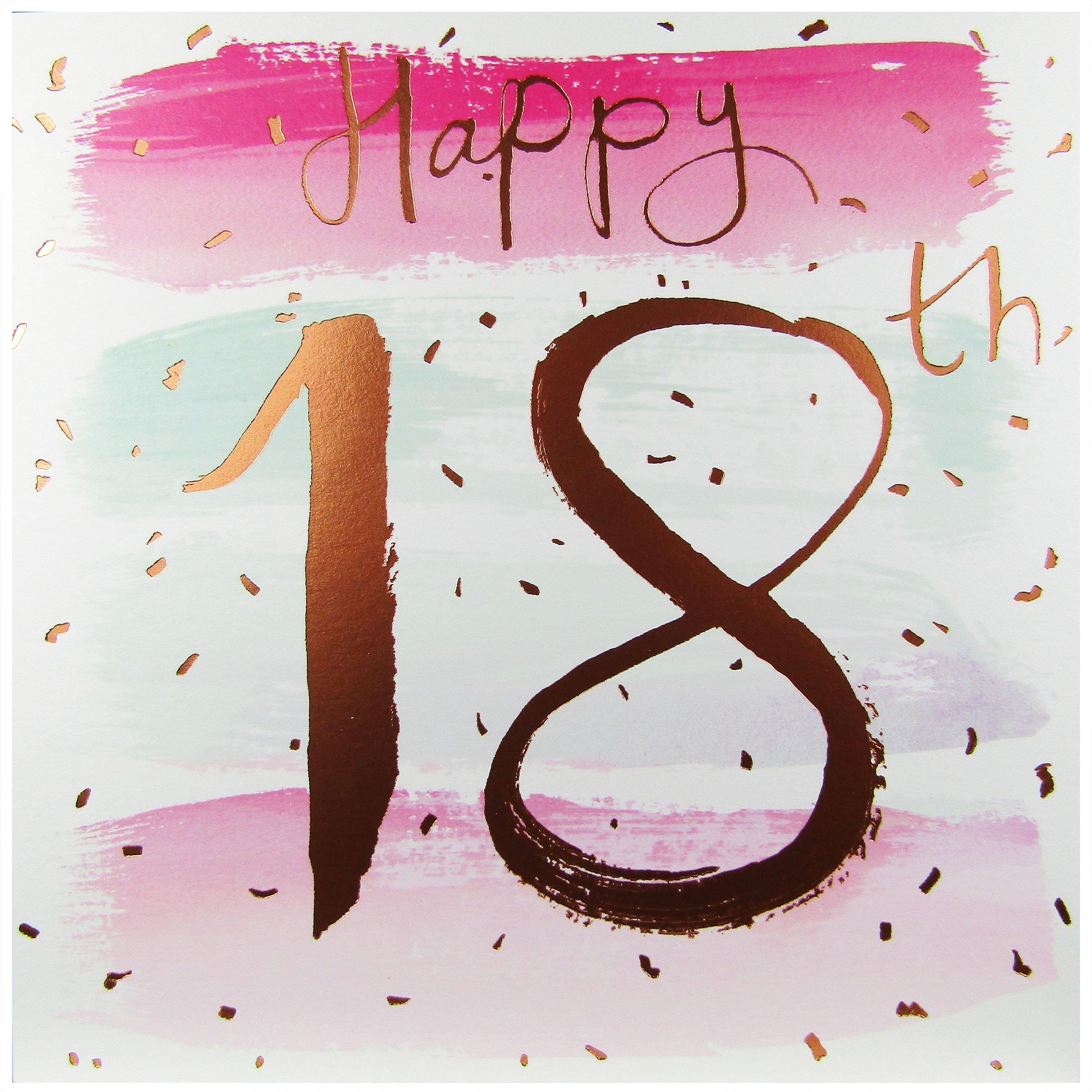 Cardmix Happy 18th Birthday Card