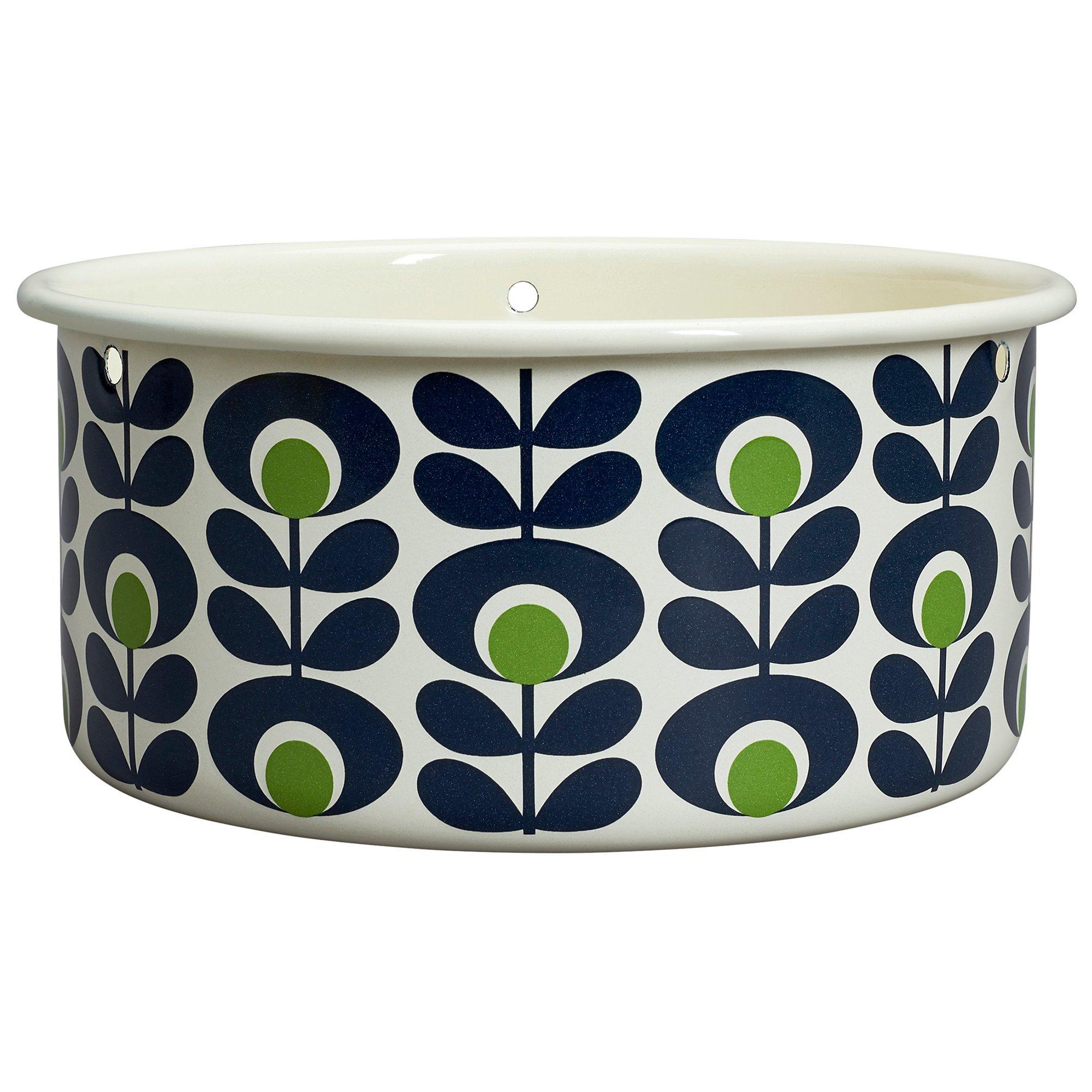 Orla Kiely Spot Flower Large Hanging Plant Pot, Multi