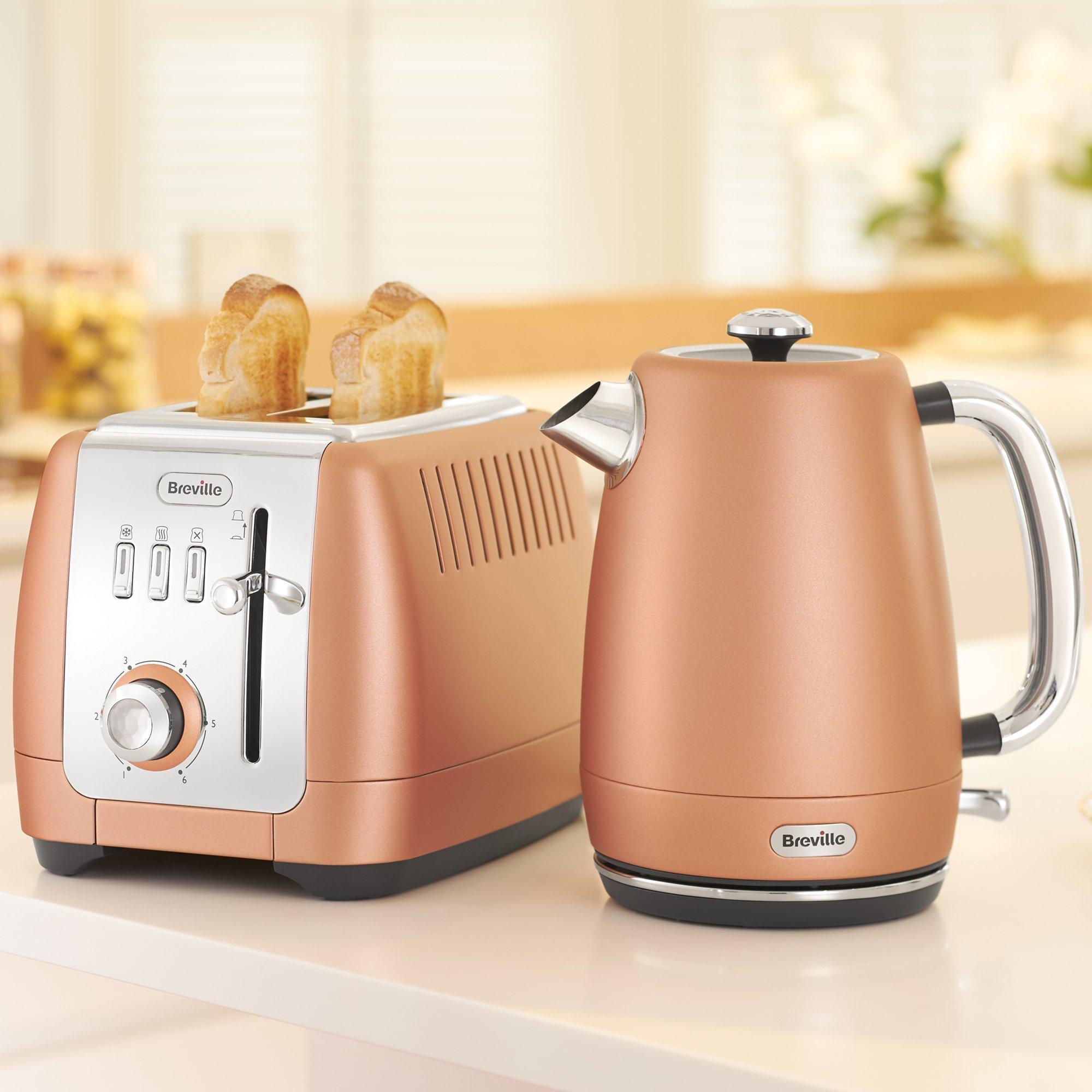 Breville Strata Luminere 2 Slice Toaster, Rose Gold