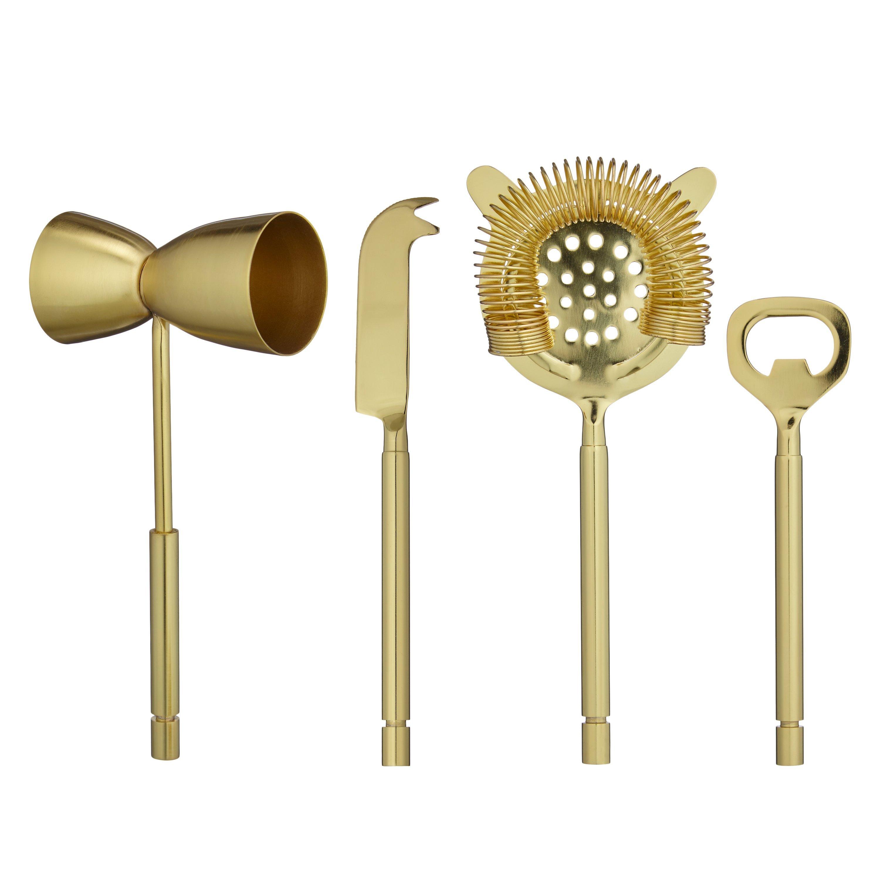 John Lewis Resin Bar Tool Set, 4 Piece