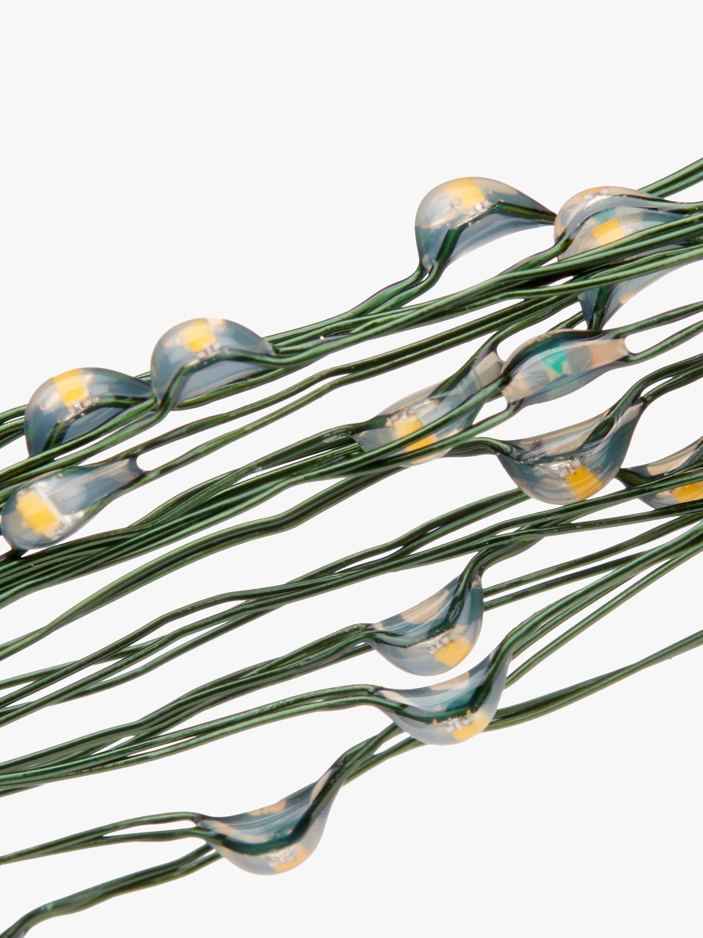 John Lewis & Partners 432 LED Waterfall Christmas Lights, Pure White ...