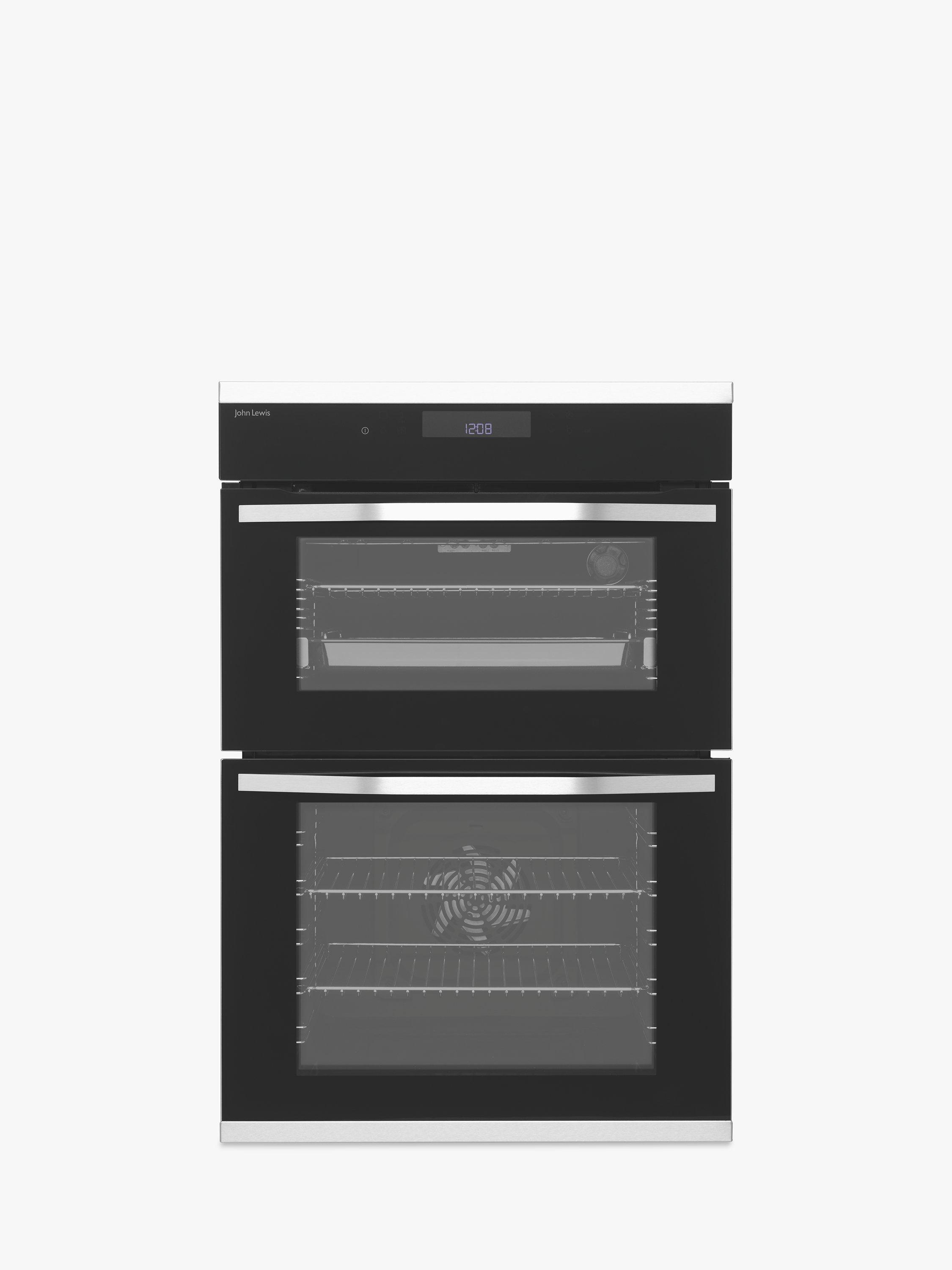 John Lewis Partners JLBIDO931X Built In Double Electric Oven Stainless Steel