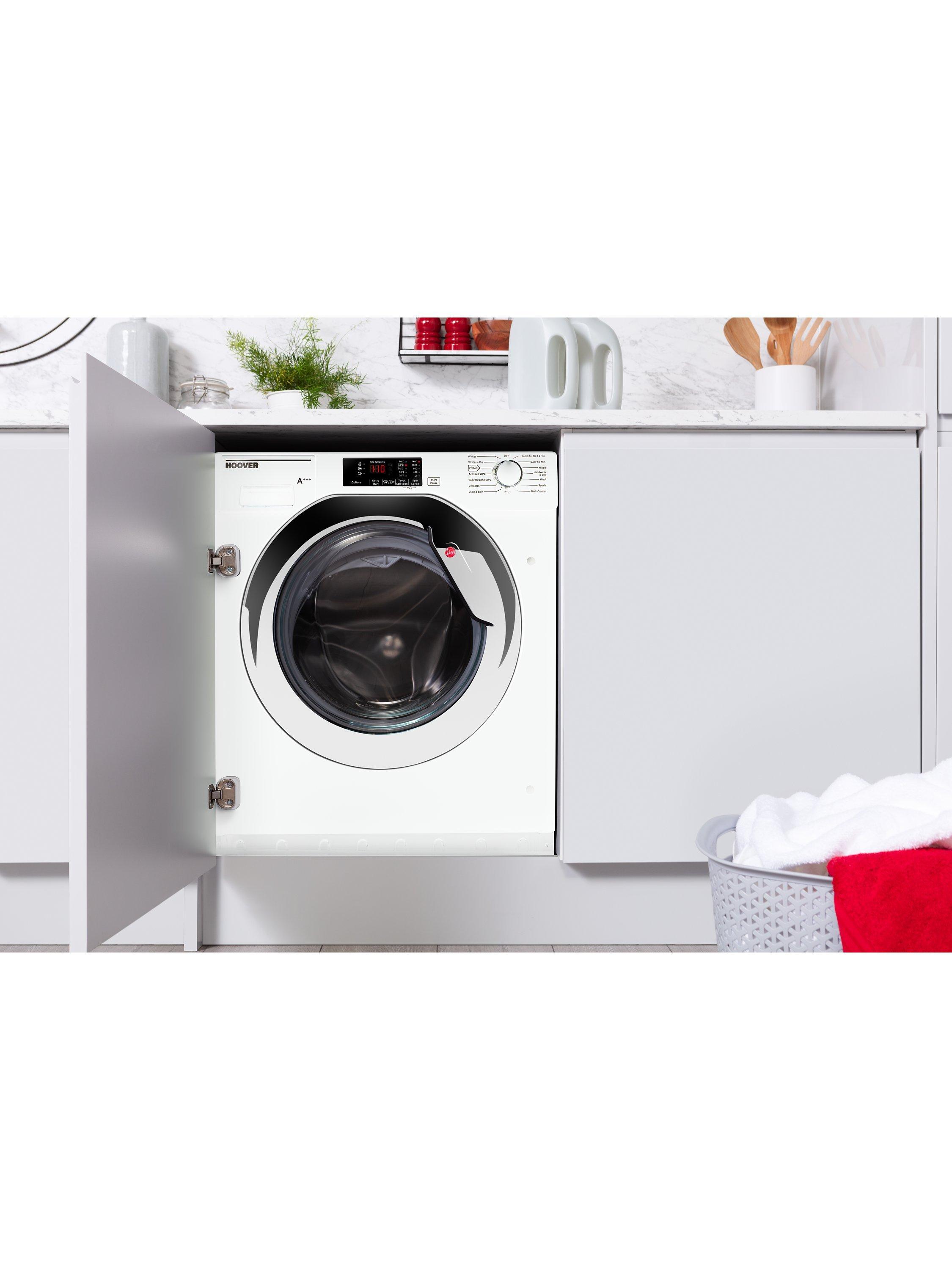 Hoover HBWM 914DC-80 Integrated Washing Machine, 9kg Load, A+++ Energy ...