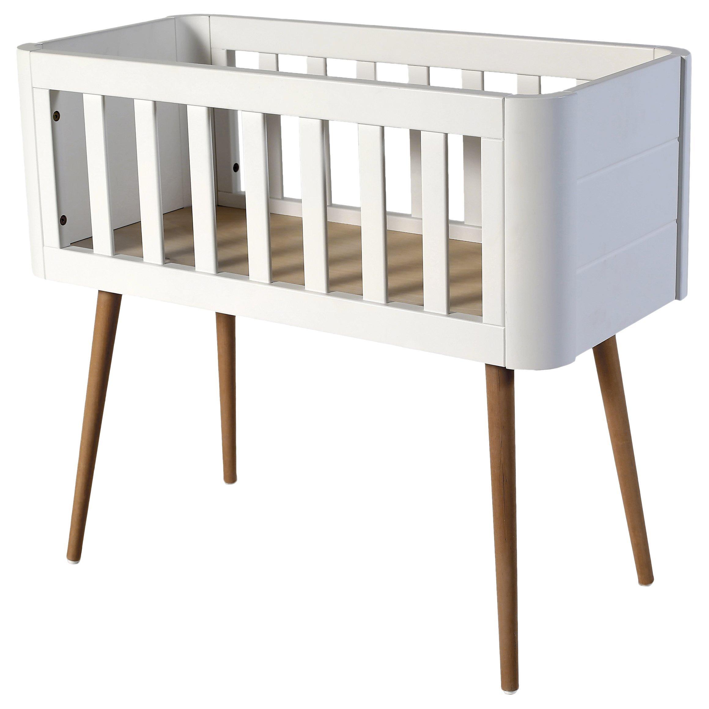 Troll Retro Crib, White/Wood