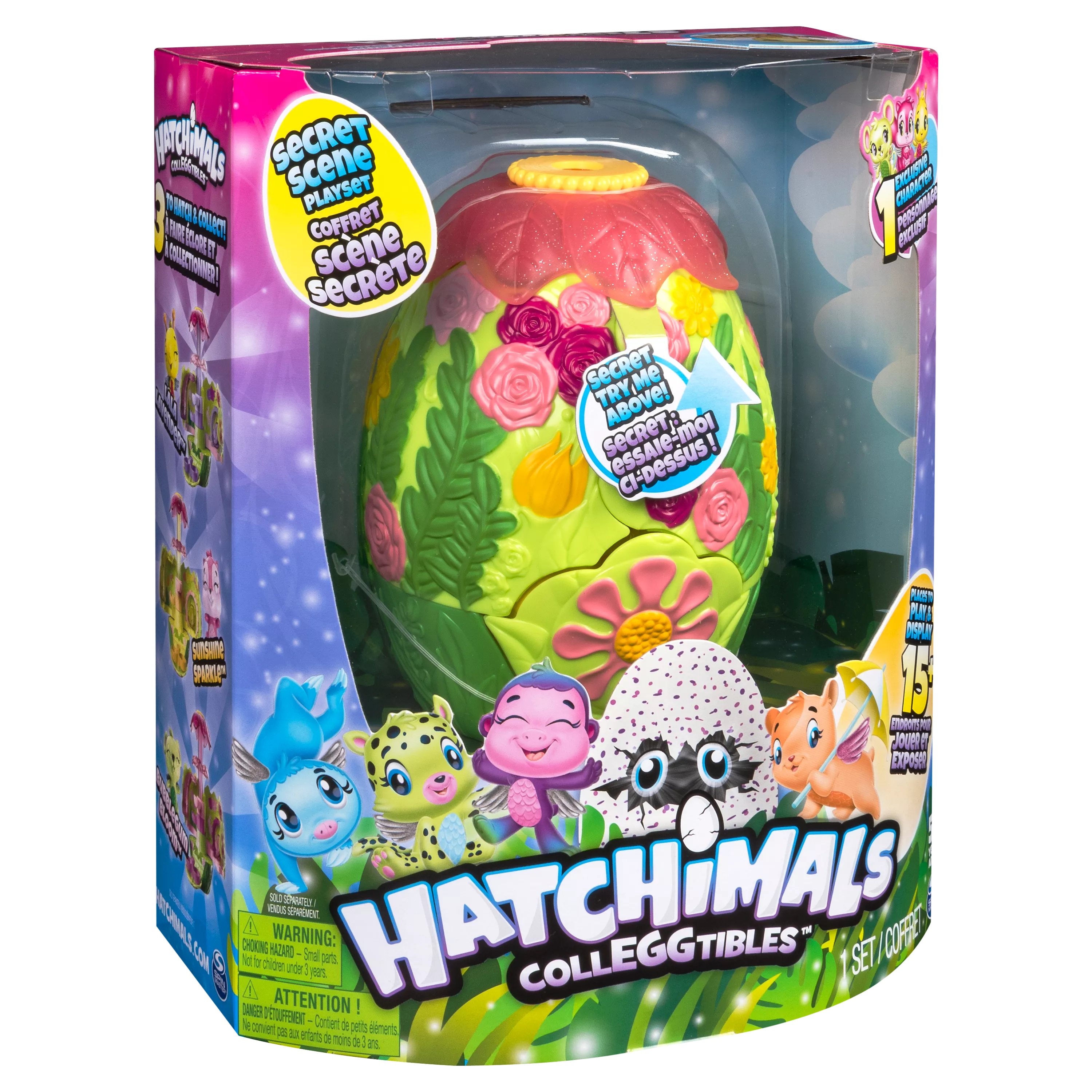 Hatchimals Glittering Garden Secret Scene Playset