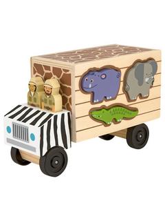 Melissa Doug Safari Shape Sort Truck