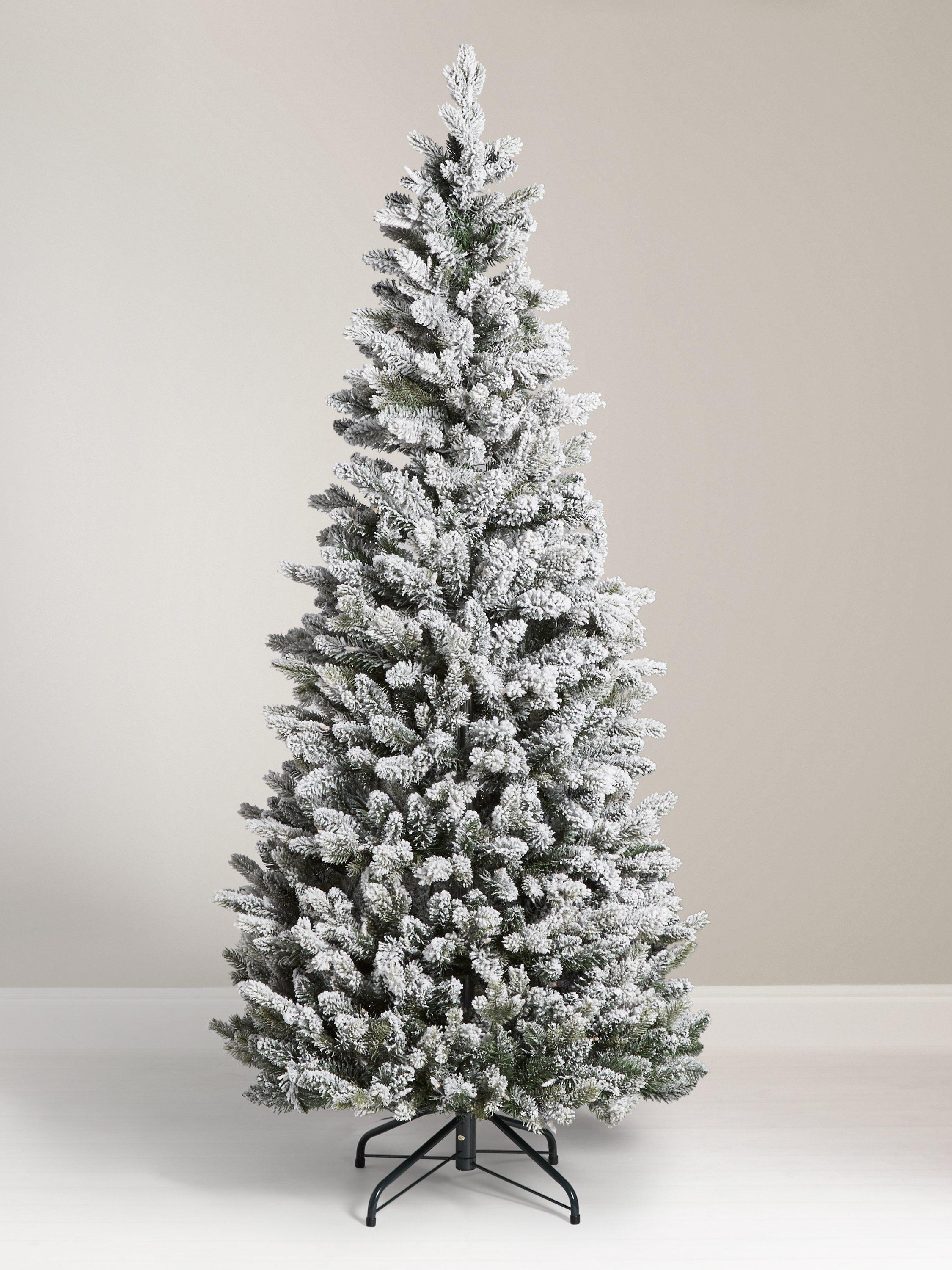 John Lewis & Partners Snowy Pop-up Pre-lit Christmas Tree, 6ft