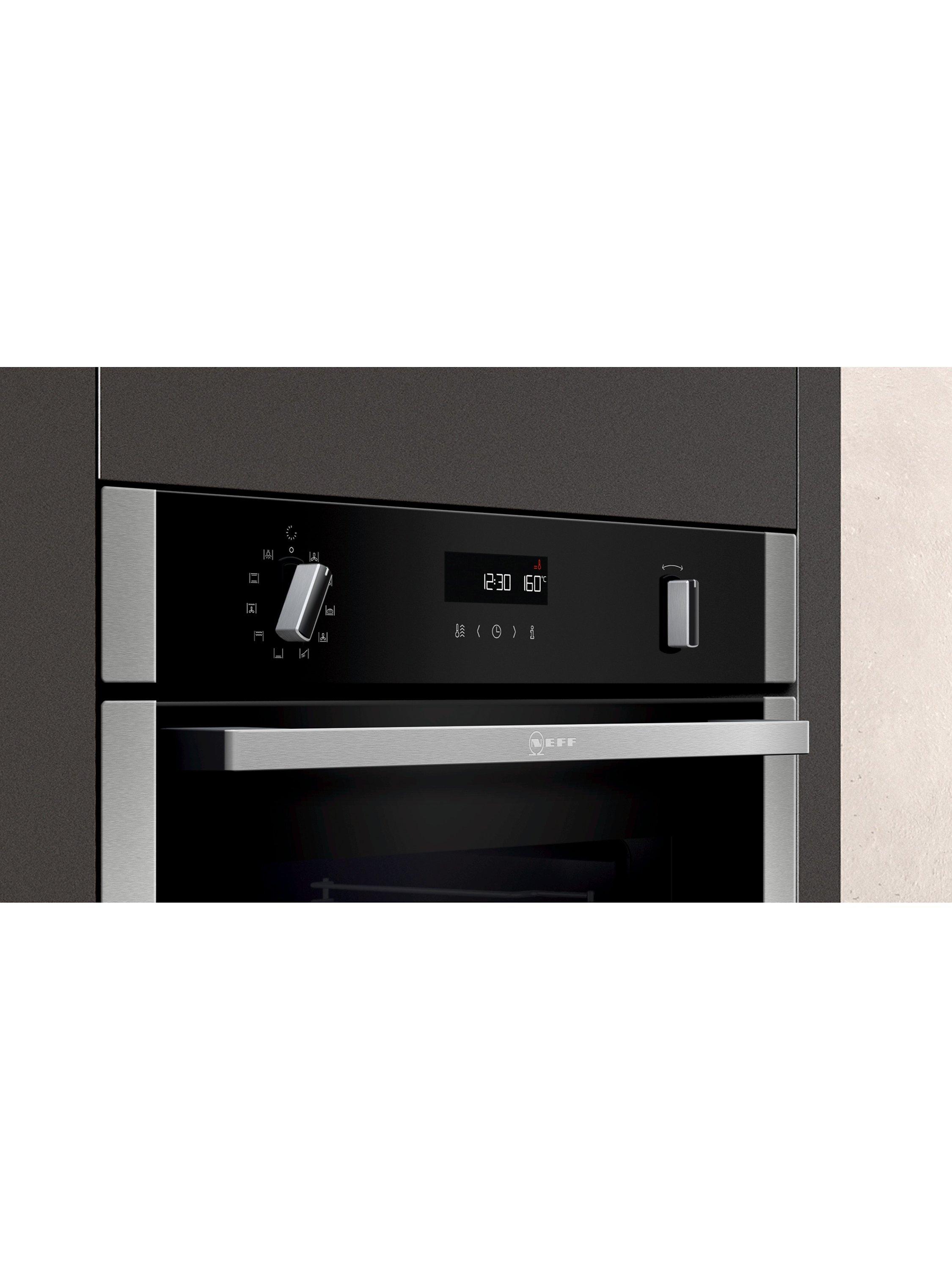 Neff B2ACH7HN0B Built-In Pyrolytic Single Oven, Stainless Steel