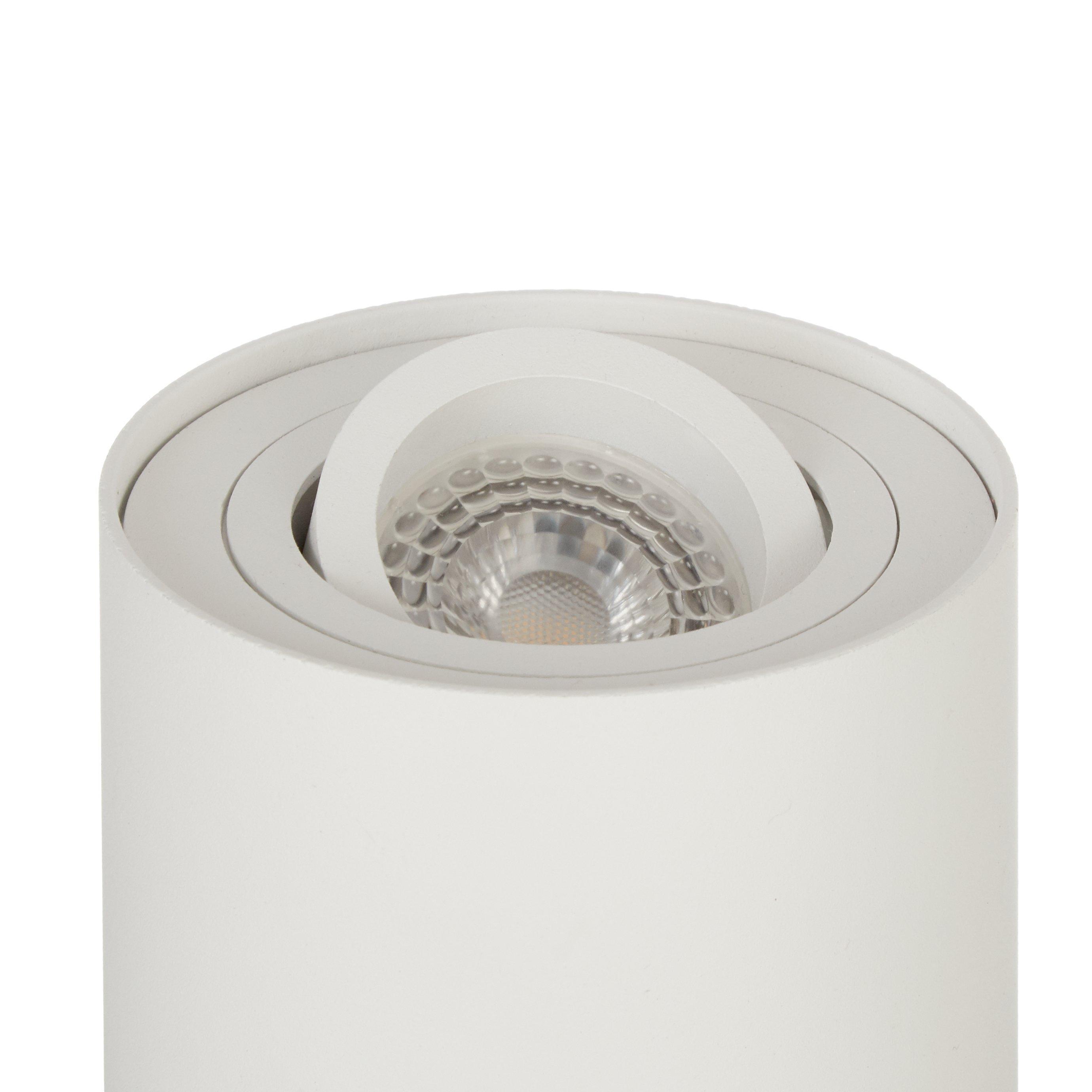 John Lewis & Partners Pitch Tilt LED Uplighter Table Lamp, White