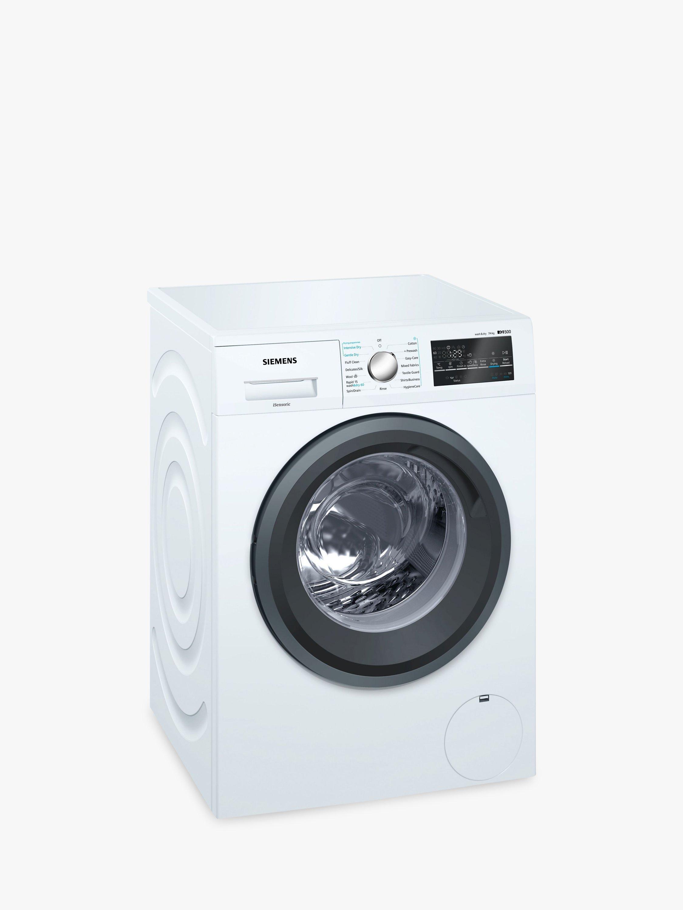 Siemens iQ500 WD15G422GB Freestanding Washer Dryer, 7kg/4kg Load ...