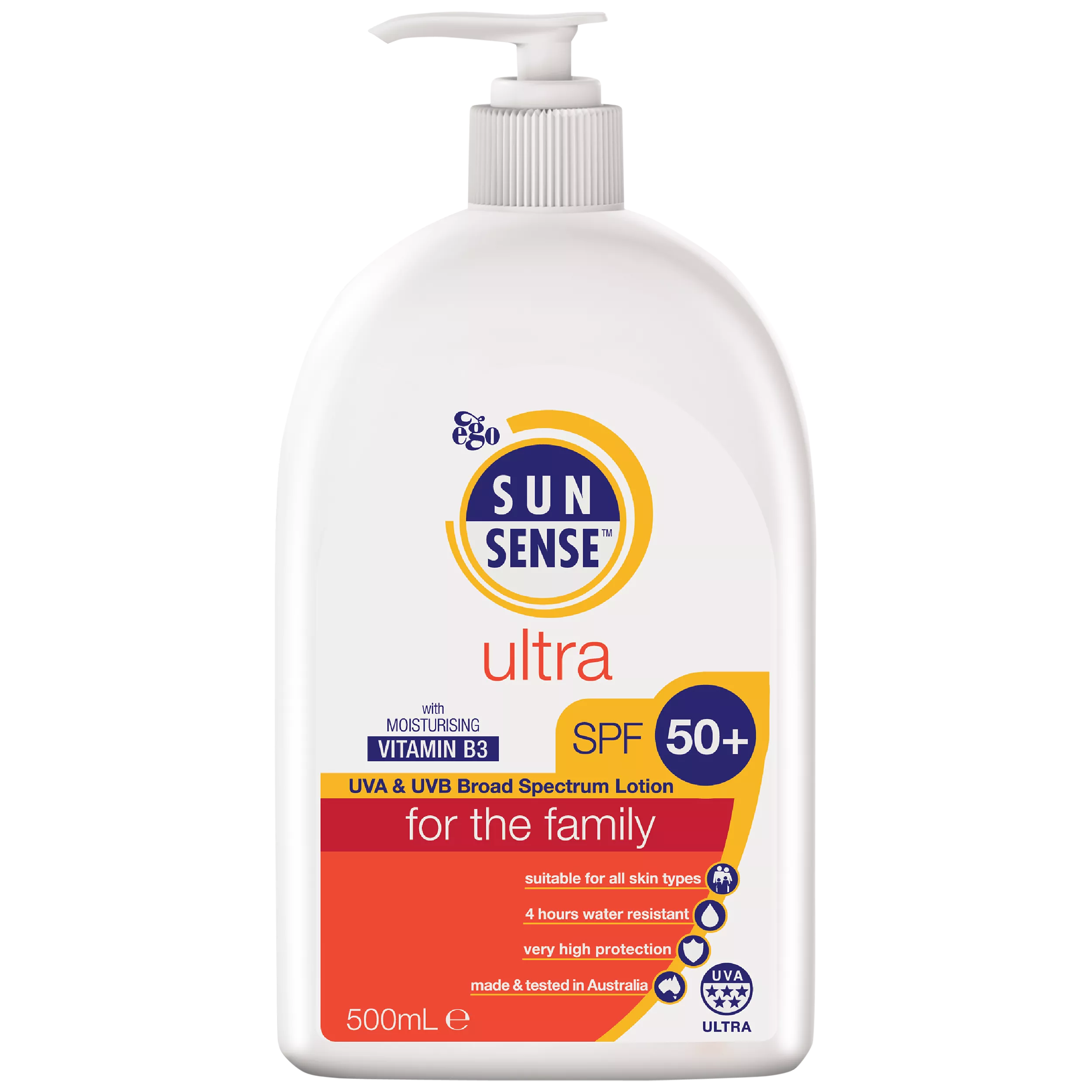 Sunsense Ultra 500 SPF50+ Sun Screen, 500ml