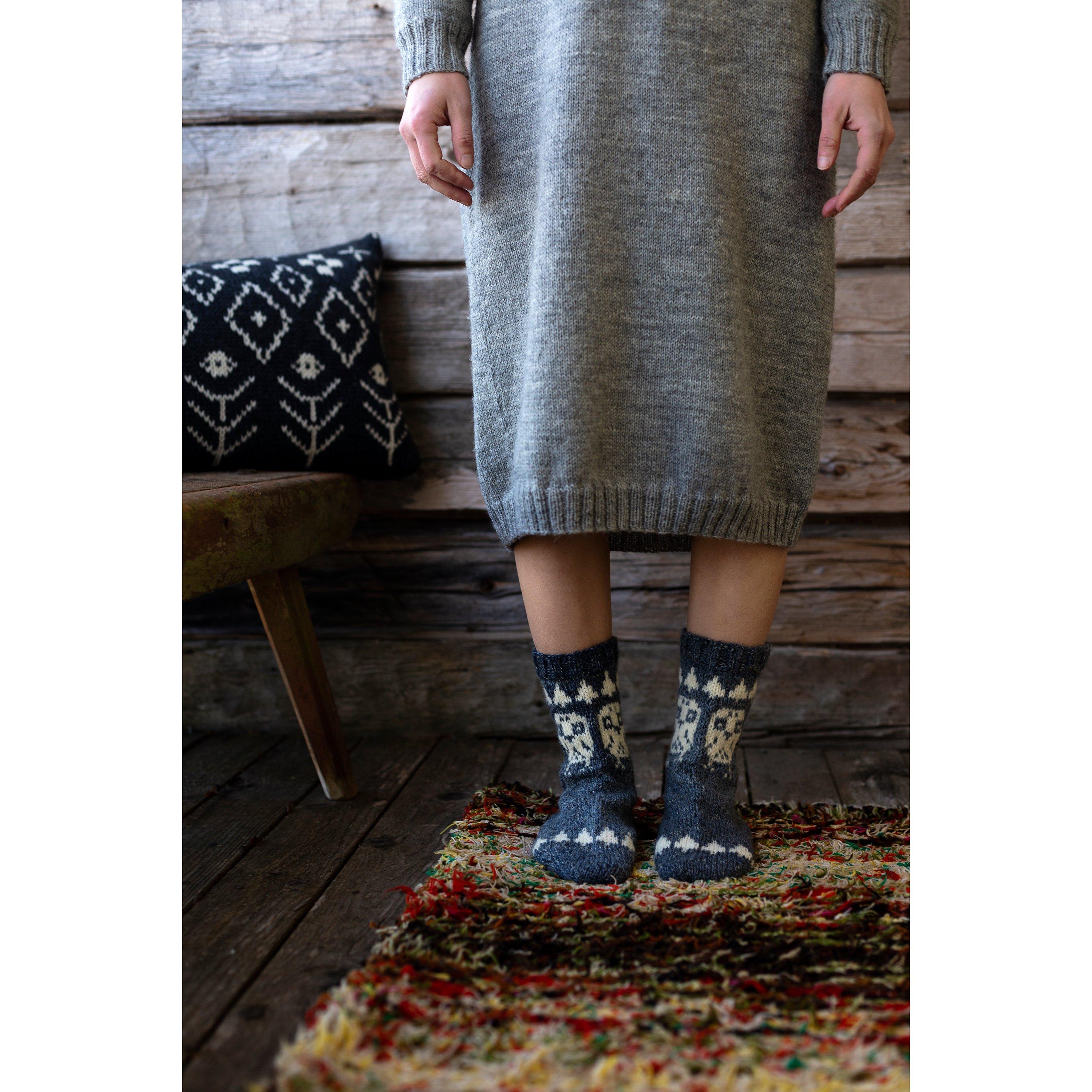 Novita Nordic Woollen Socks Knitting Pattern Booklet