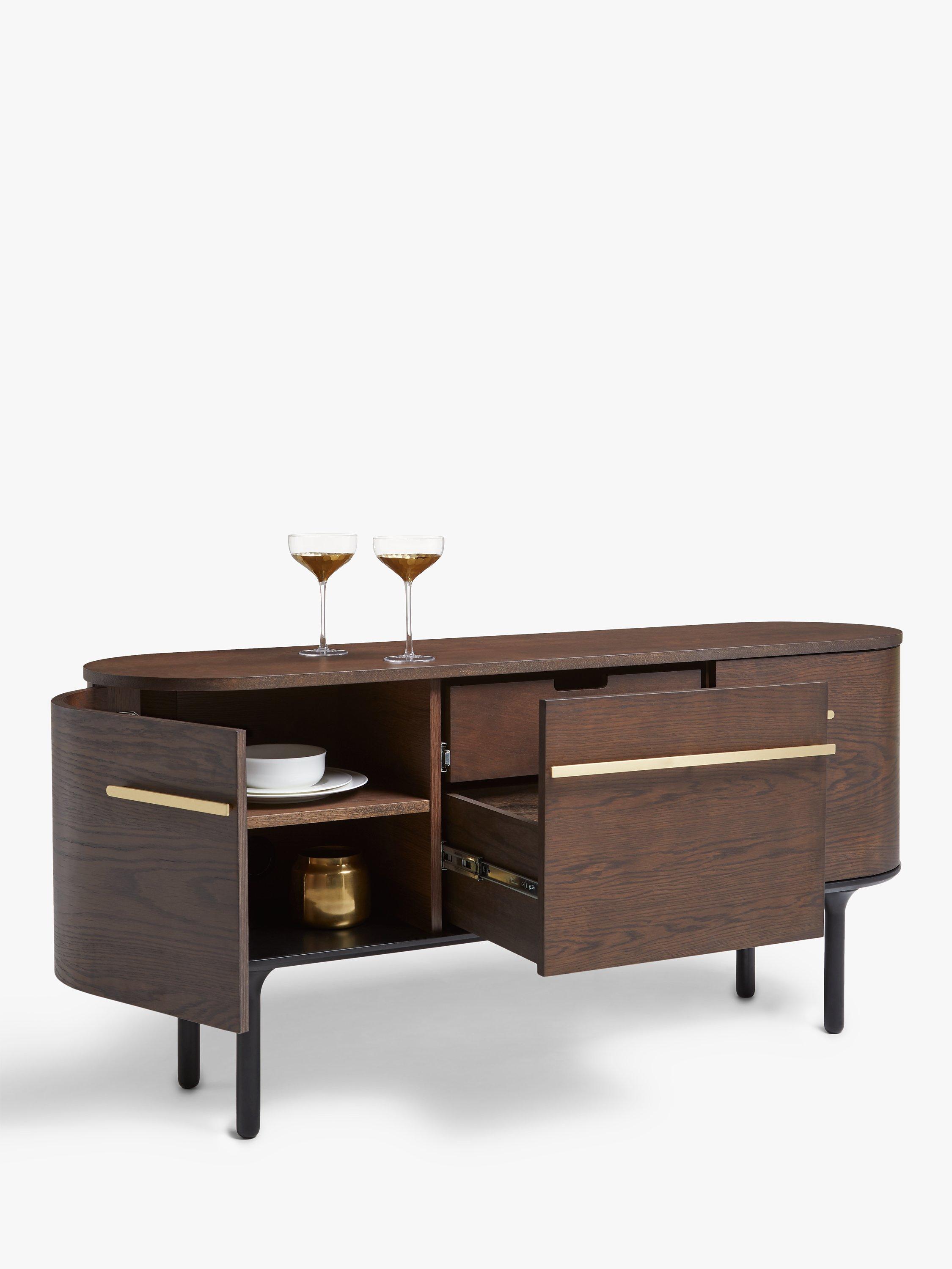 John Lewis Partners Yoko Large Sideboard Dark Oak