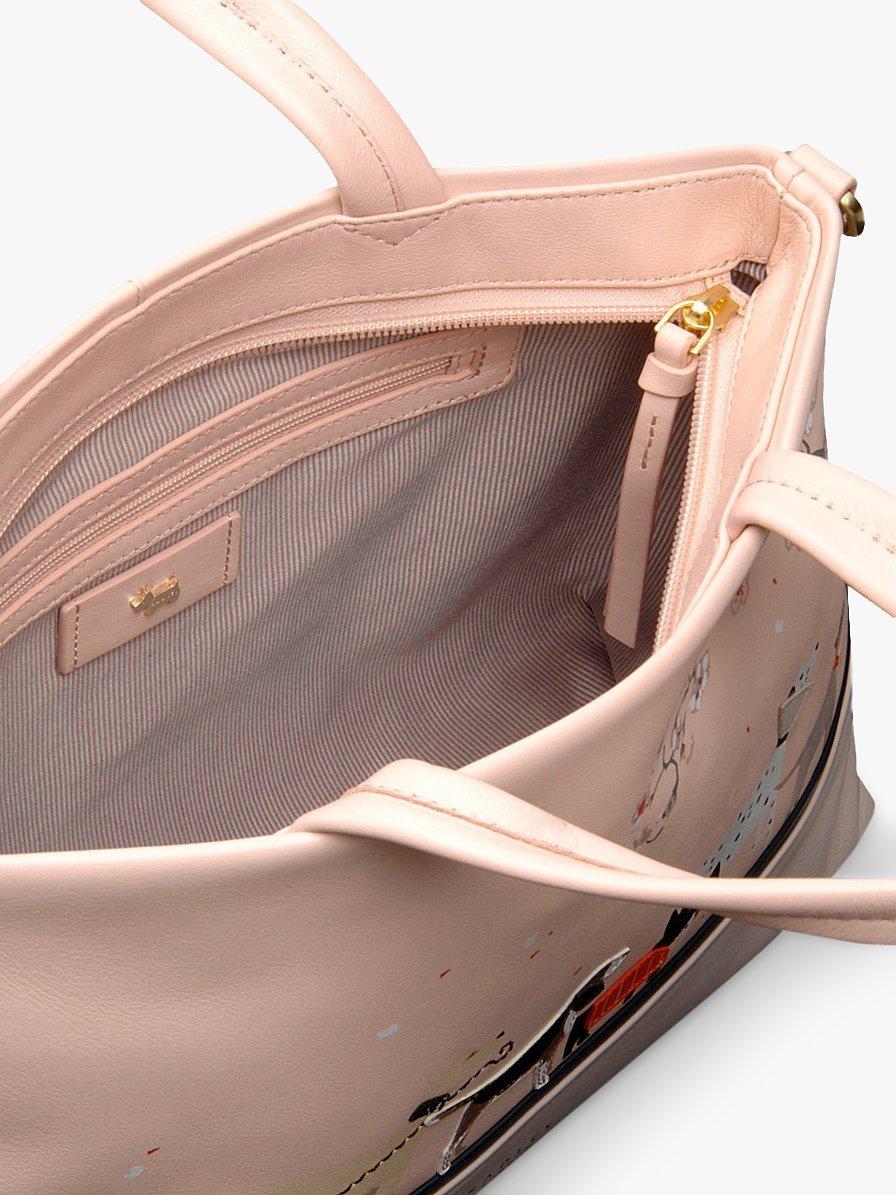 Radley Radley & Friends Leather Medium Grab Bag, Blush