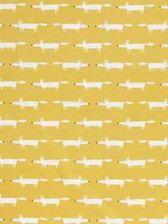 Scion Fox Print Fabric Mustard