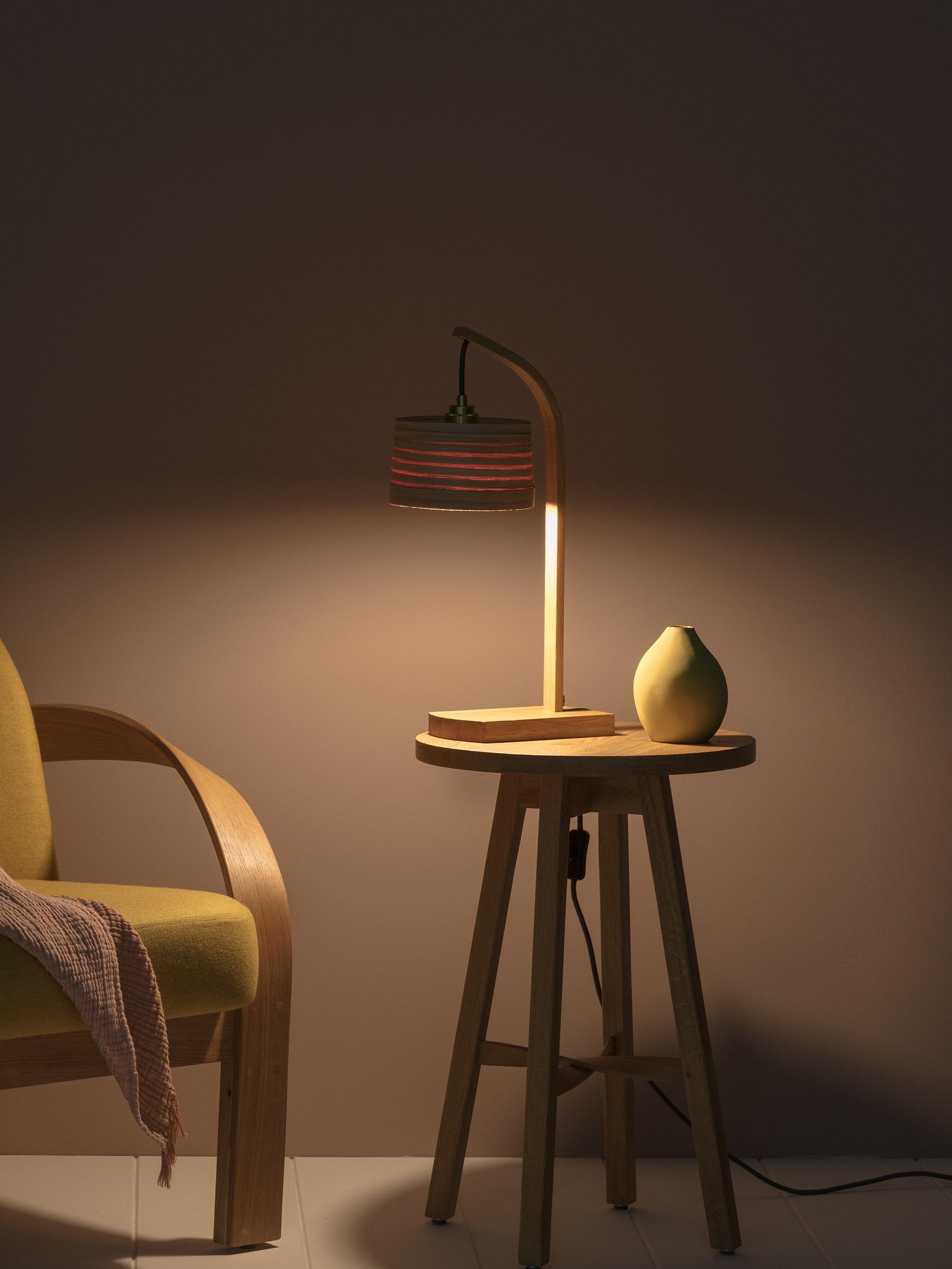 Tom Raffield Stem Table Light, Oak