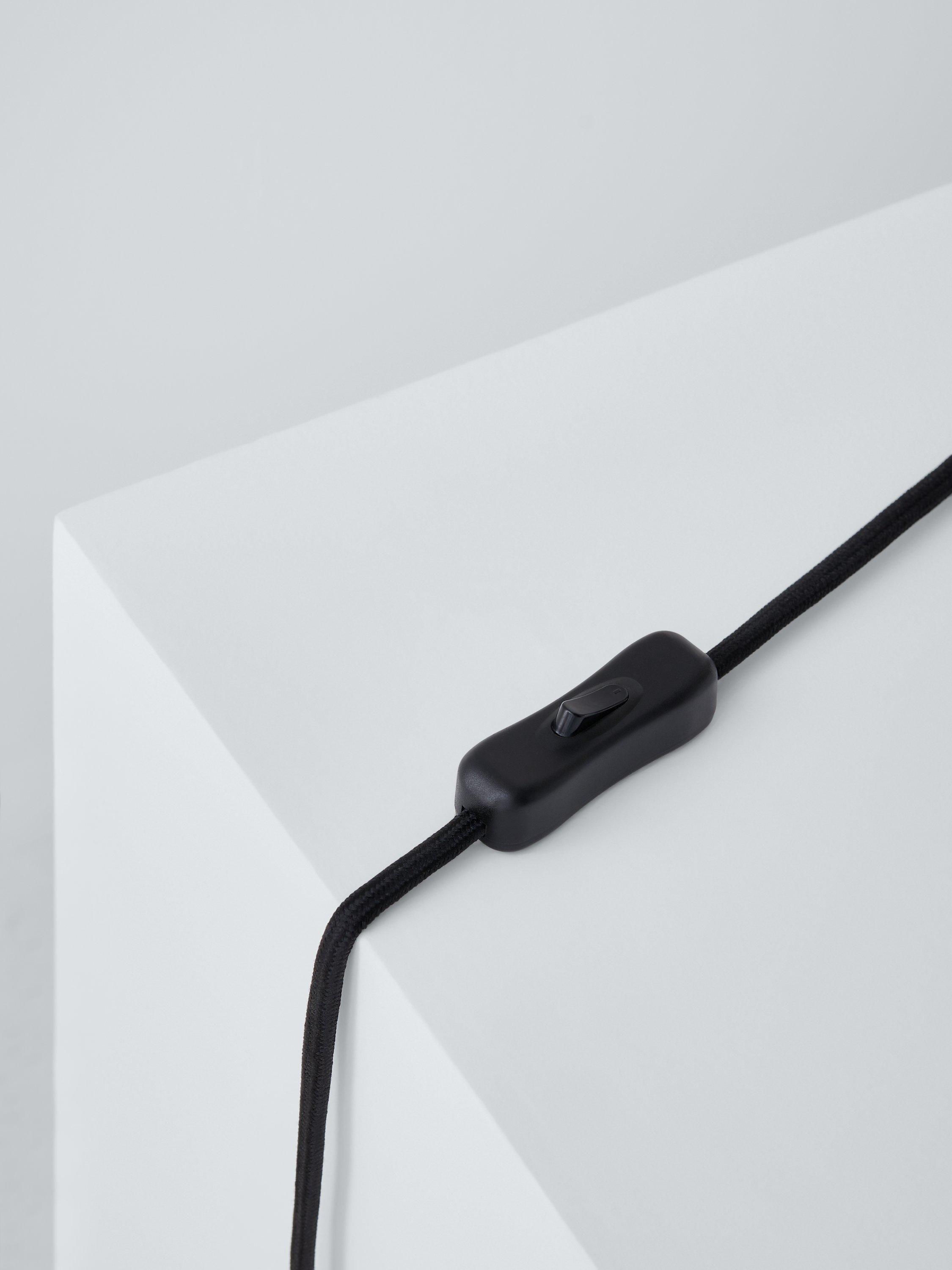 John Lewis Conic Table Lamp, Black/Brass