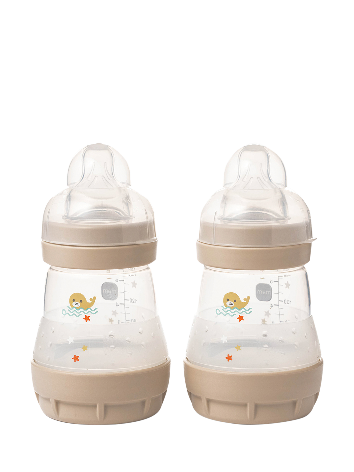 MAM Easy Start Anti Colic Baby Bottle 160ml Pack of 2 Assorted