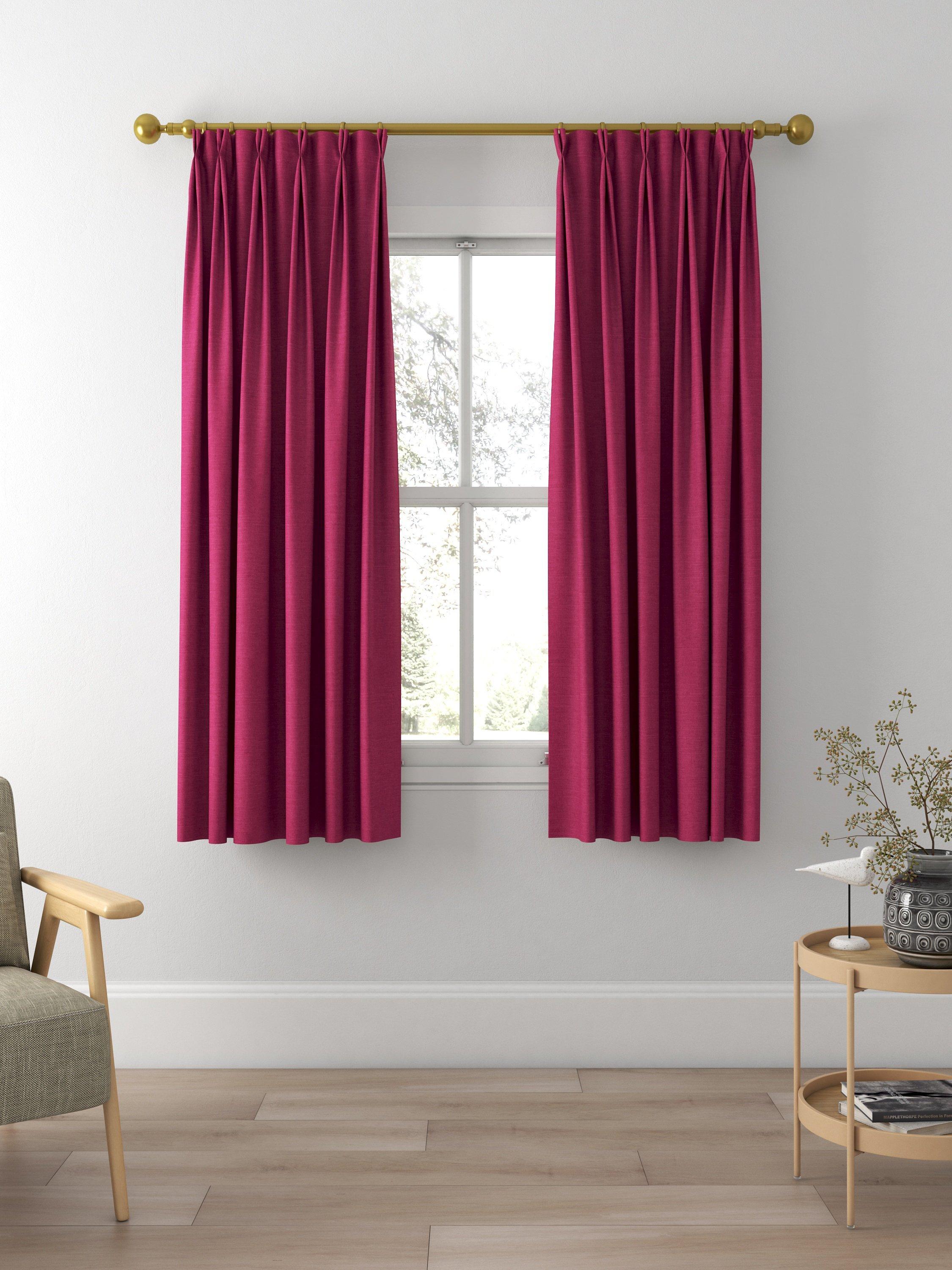 Designers Guild Mirissa Made to Measure Curtains or Roman Blind, Fuchsia