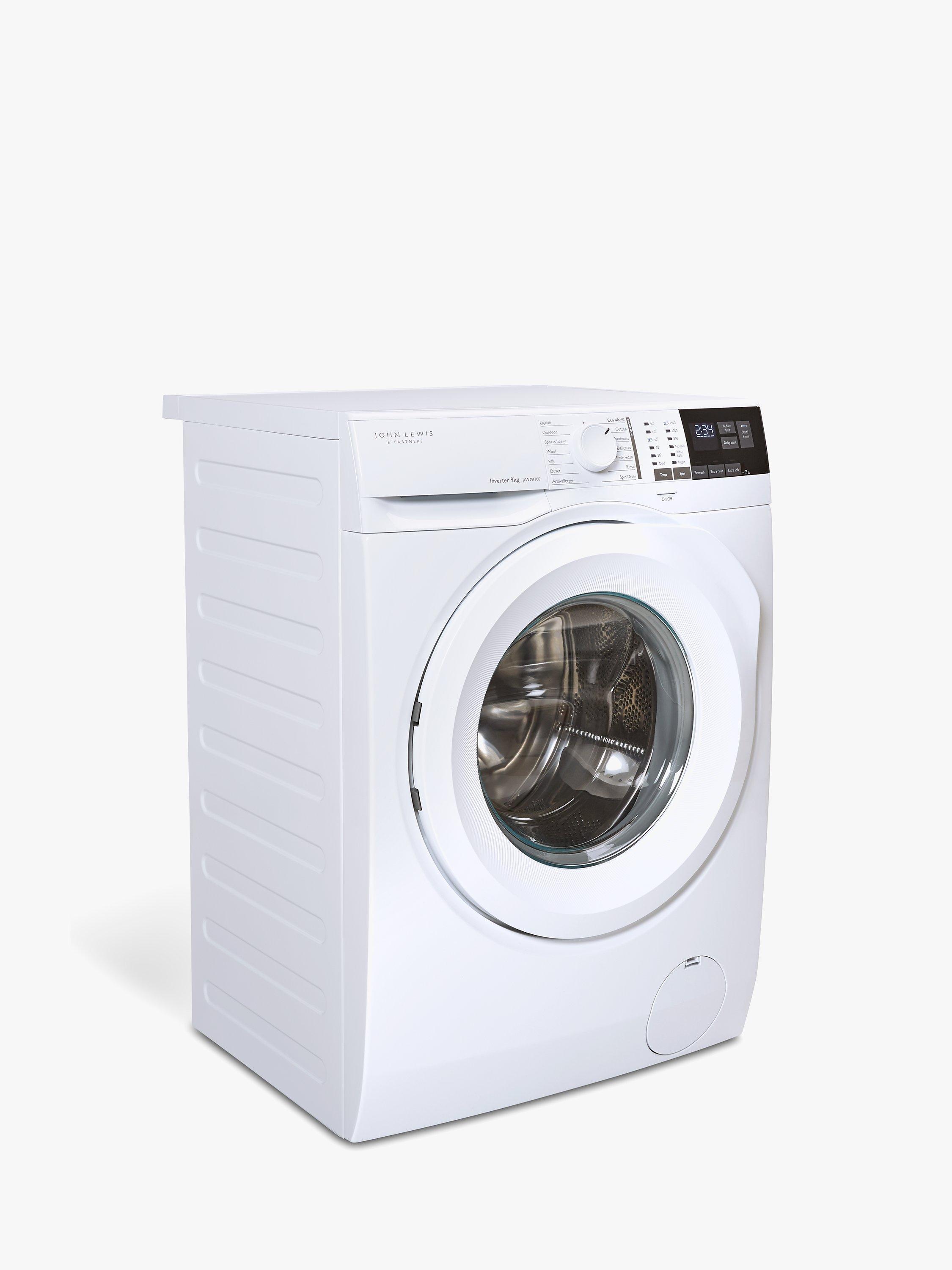 John Lewis JLWM1309 Freestanding Washing Machine, 9kg Load, 1400rpm ...