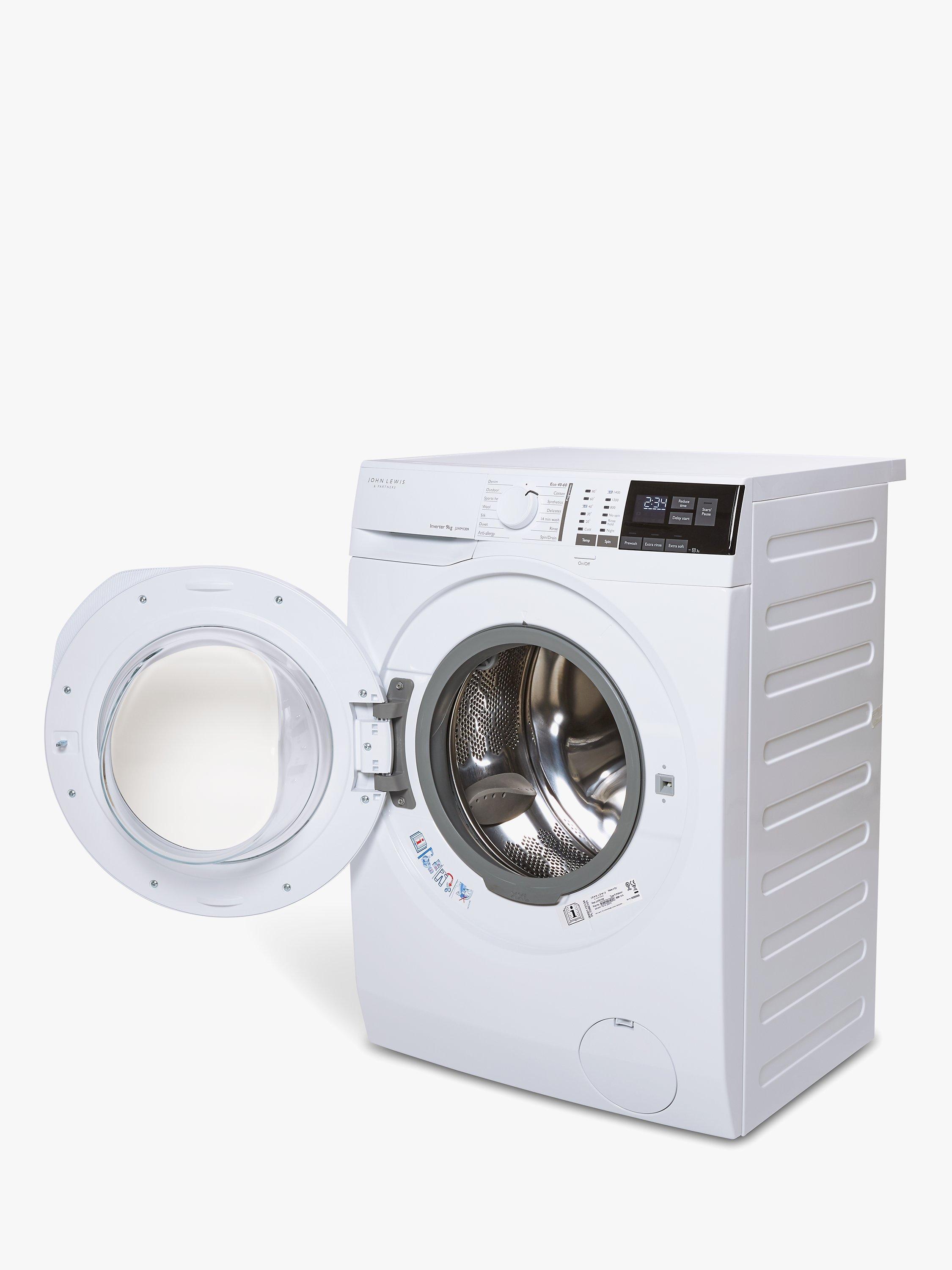 John Lewis JLWM1309 Freestanding Washing Machine, 9kg Load, 1400rpm ...