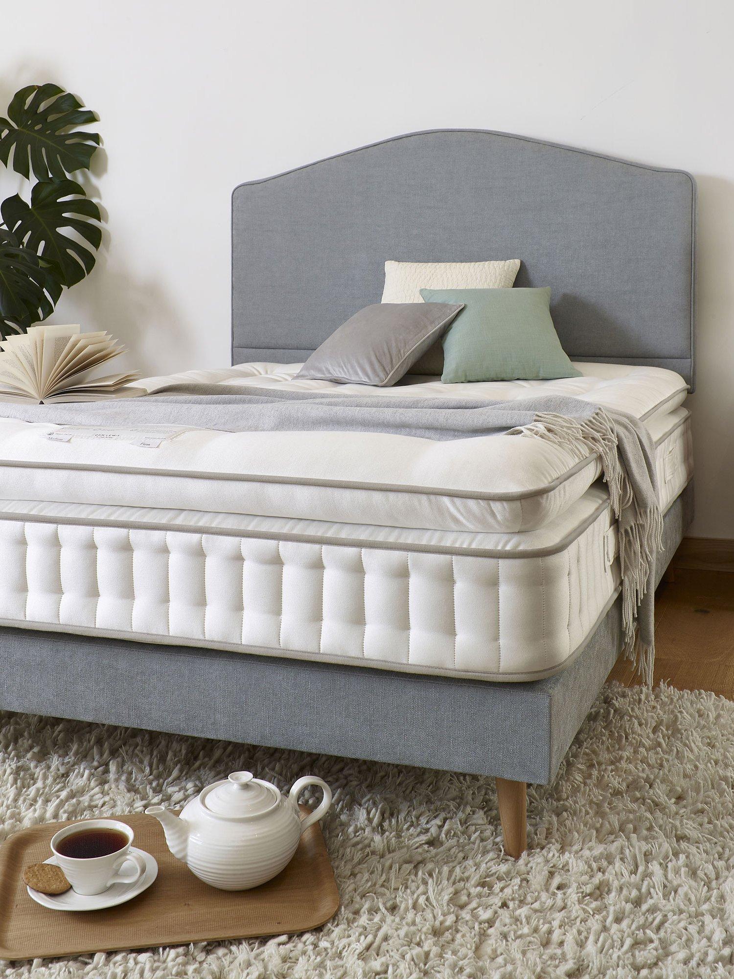 John Lewis Luxury Natural Collection Egyptian Cotton Pillowtop 4250 King Size Regular Tension Pocket Spring Mattress