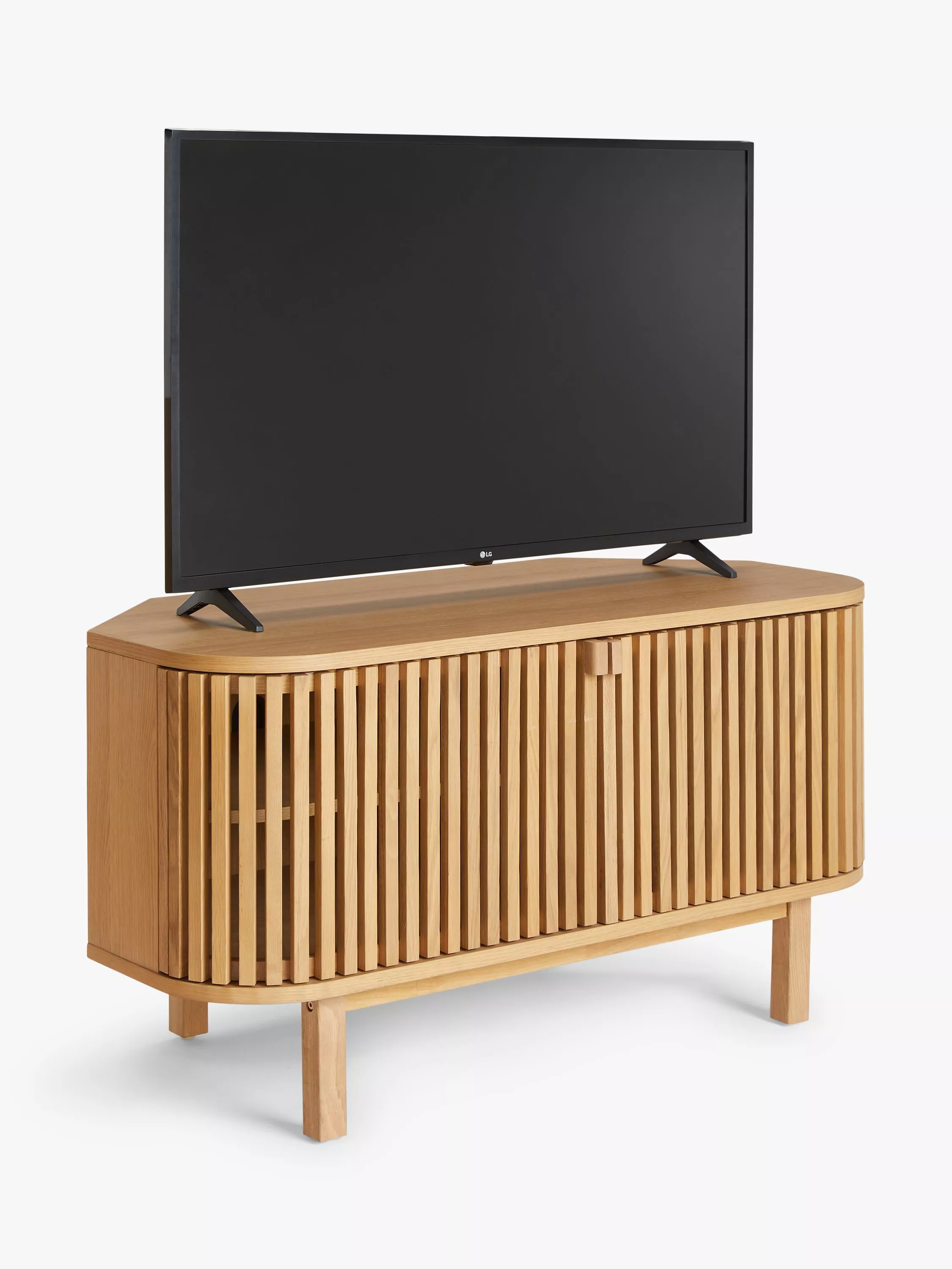 John Lewis Small Slatted TV Stand for TVs up to 60