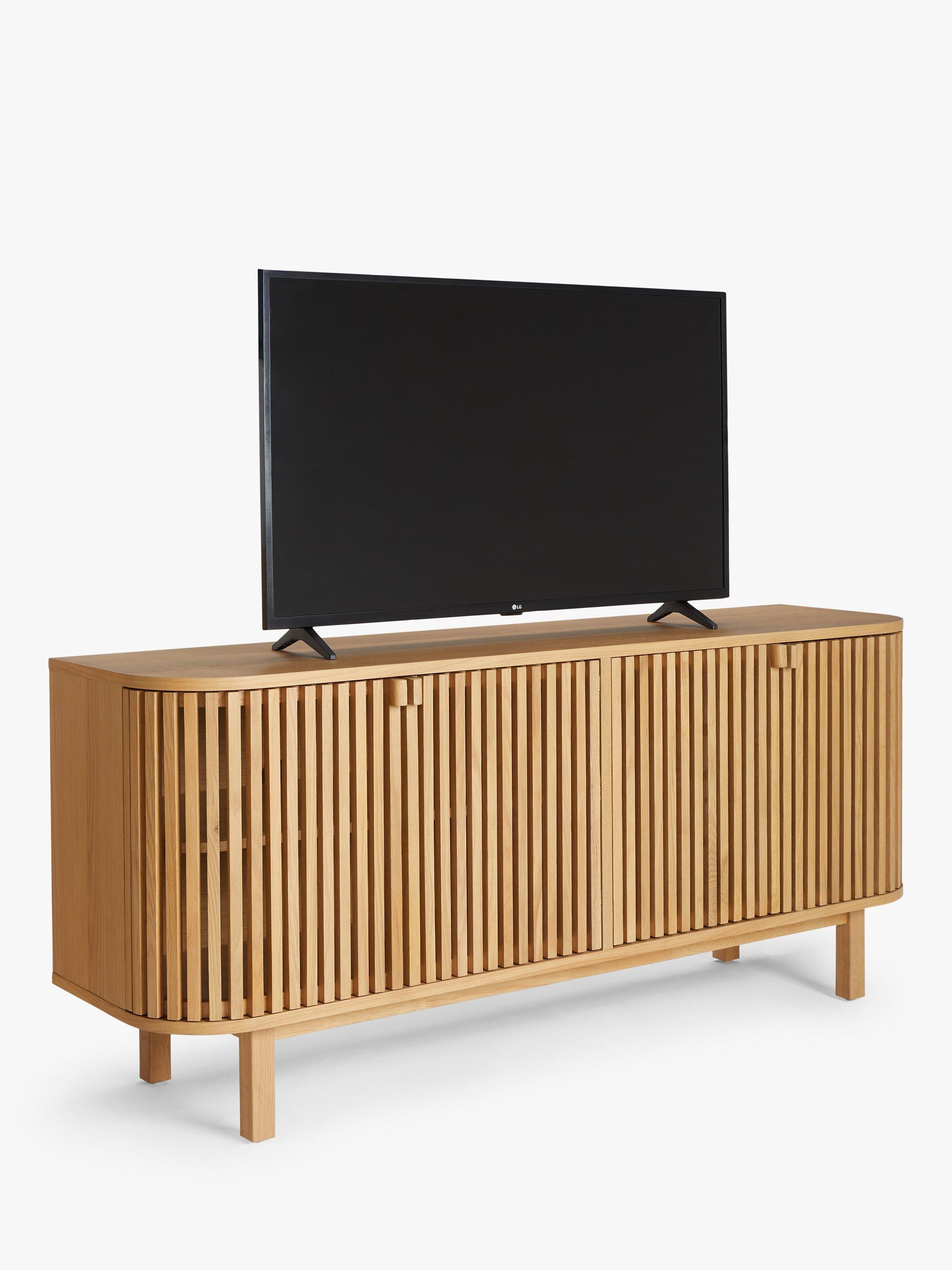 John Lewis Slatted TV Stand Sideboard for TVs up to 60