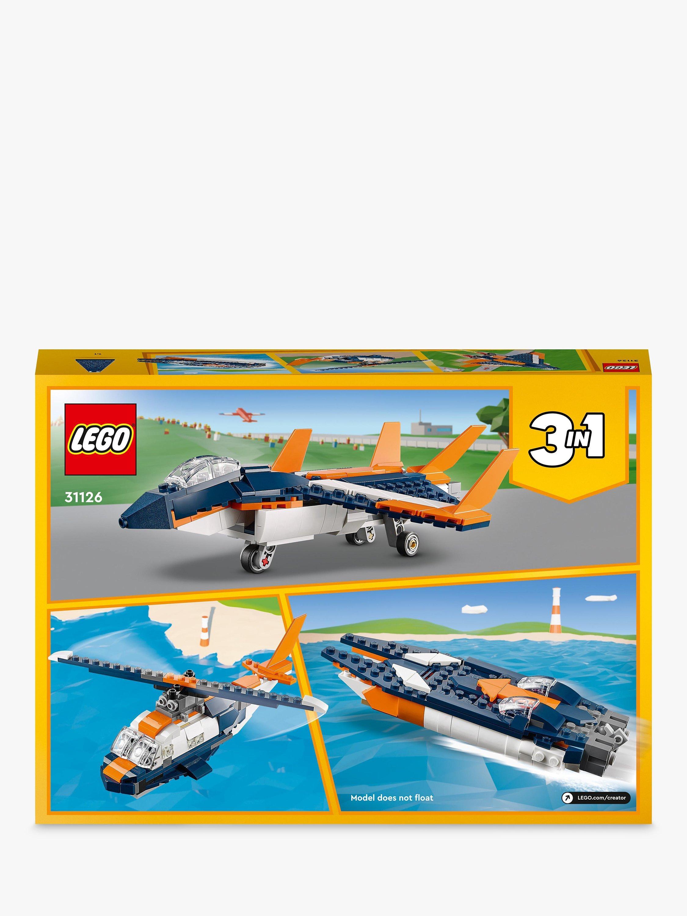LEGO Creator 3-in-1 31126 Supersonic Jet