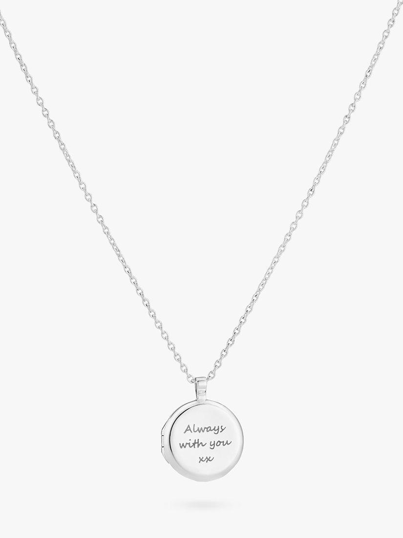 John lewis silver locket store