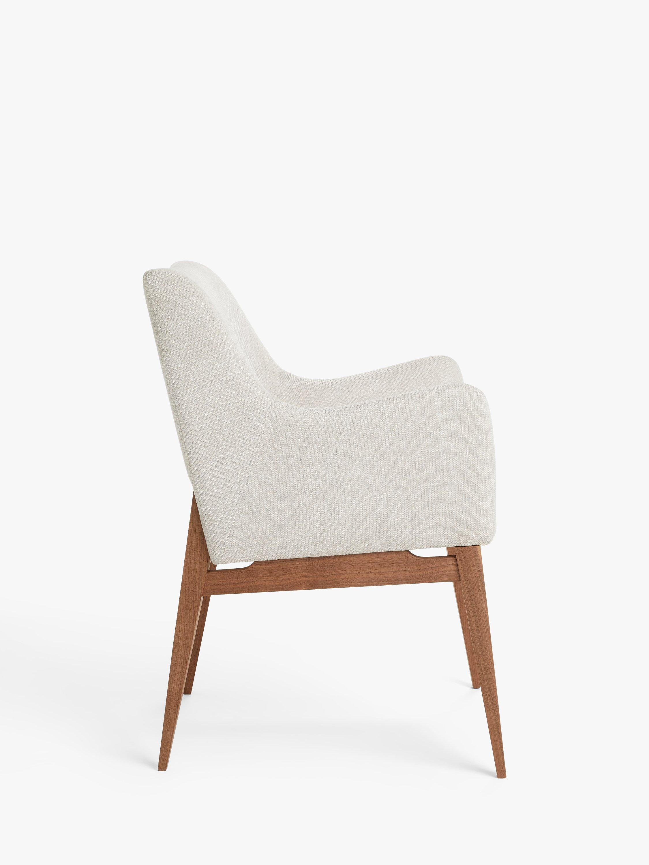 John Lewis Cara Dining Armchair Natural American Black Walnut